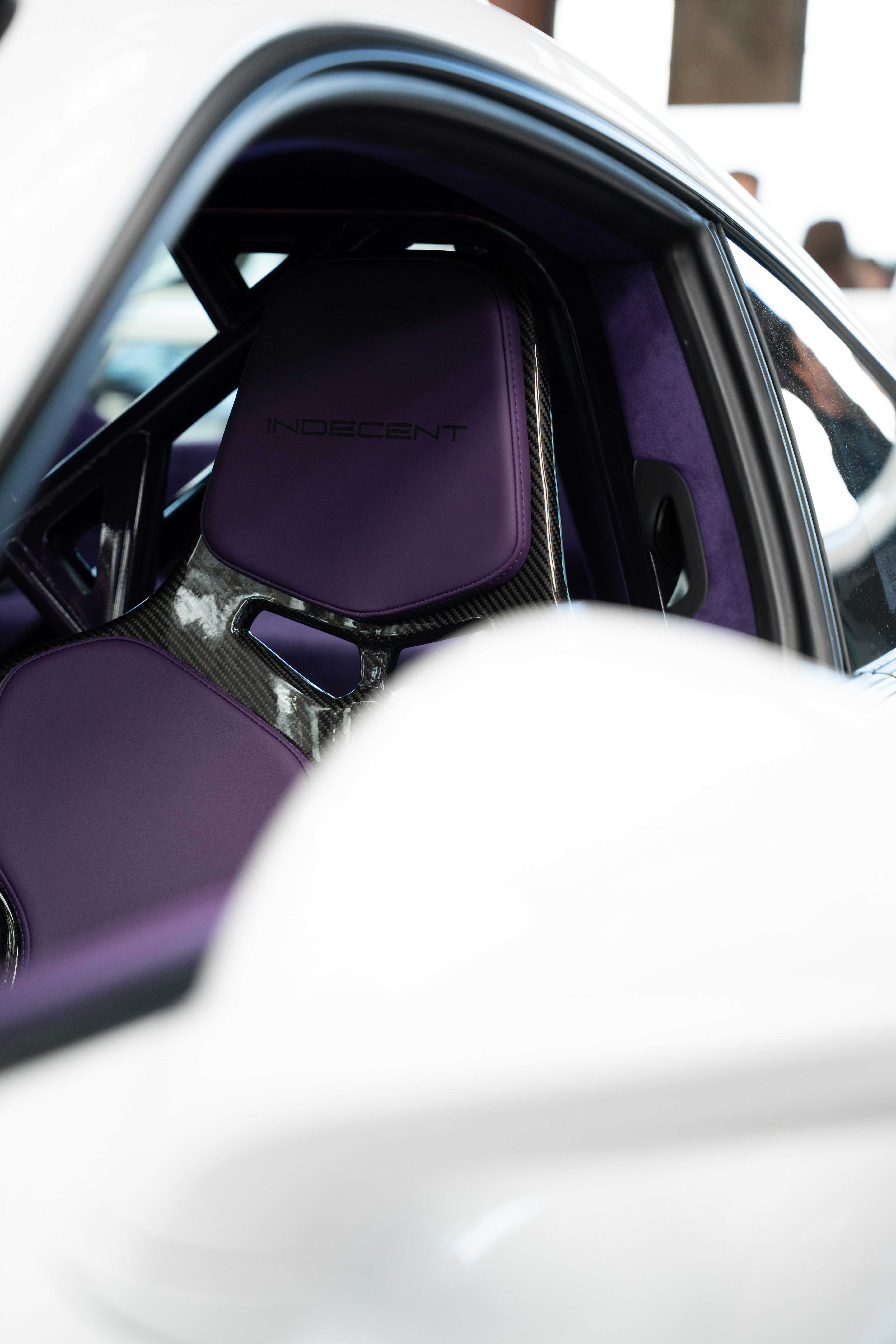 Purple Reign: A Peek Inside the Lilac-Trimmed Racing Cockpit