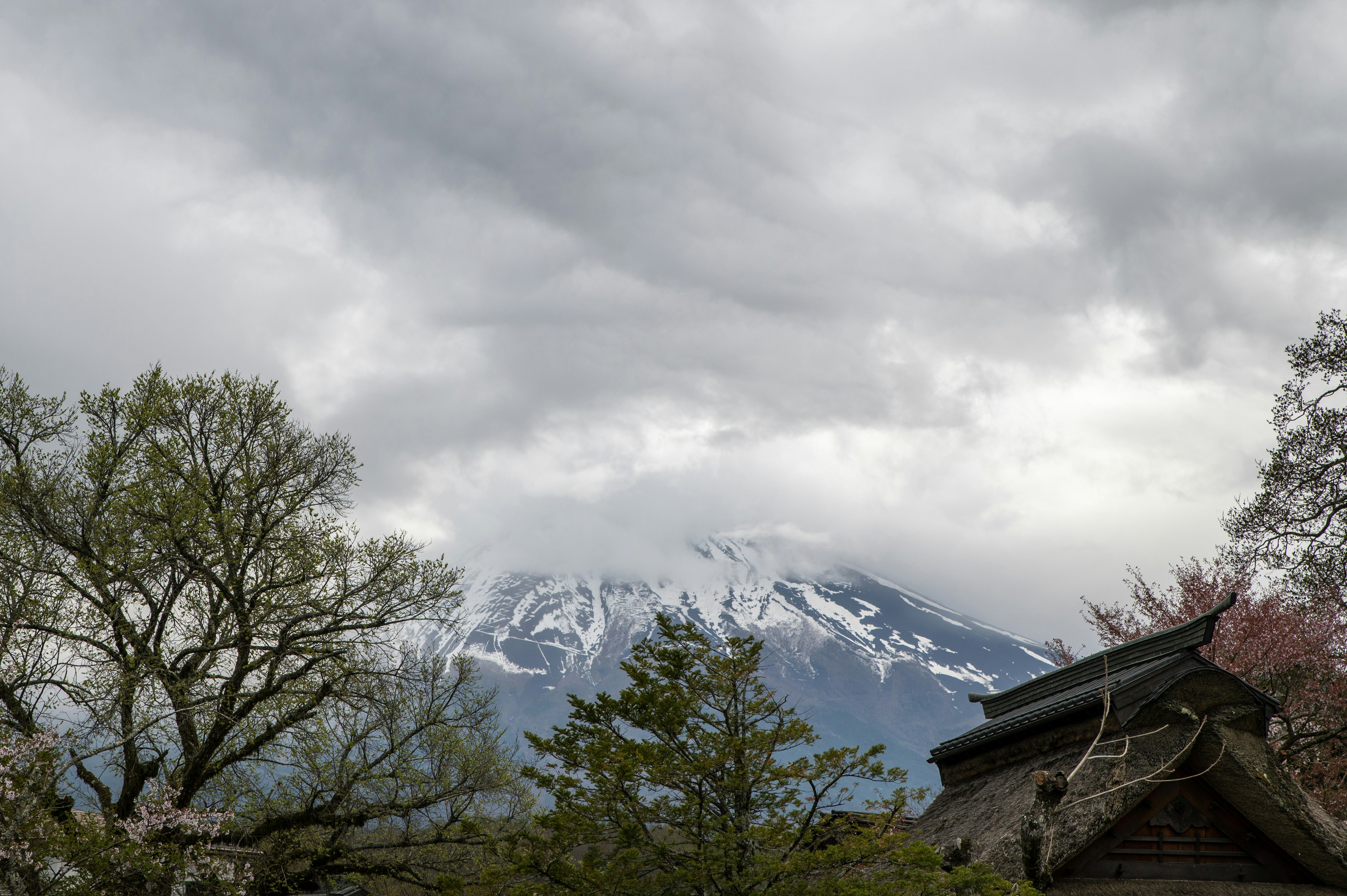 Snow-kissed Peaks Over Hidden Temple