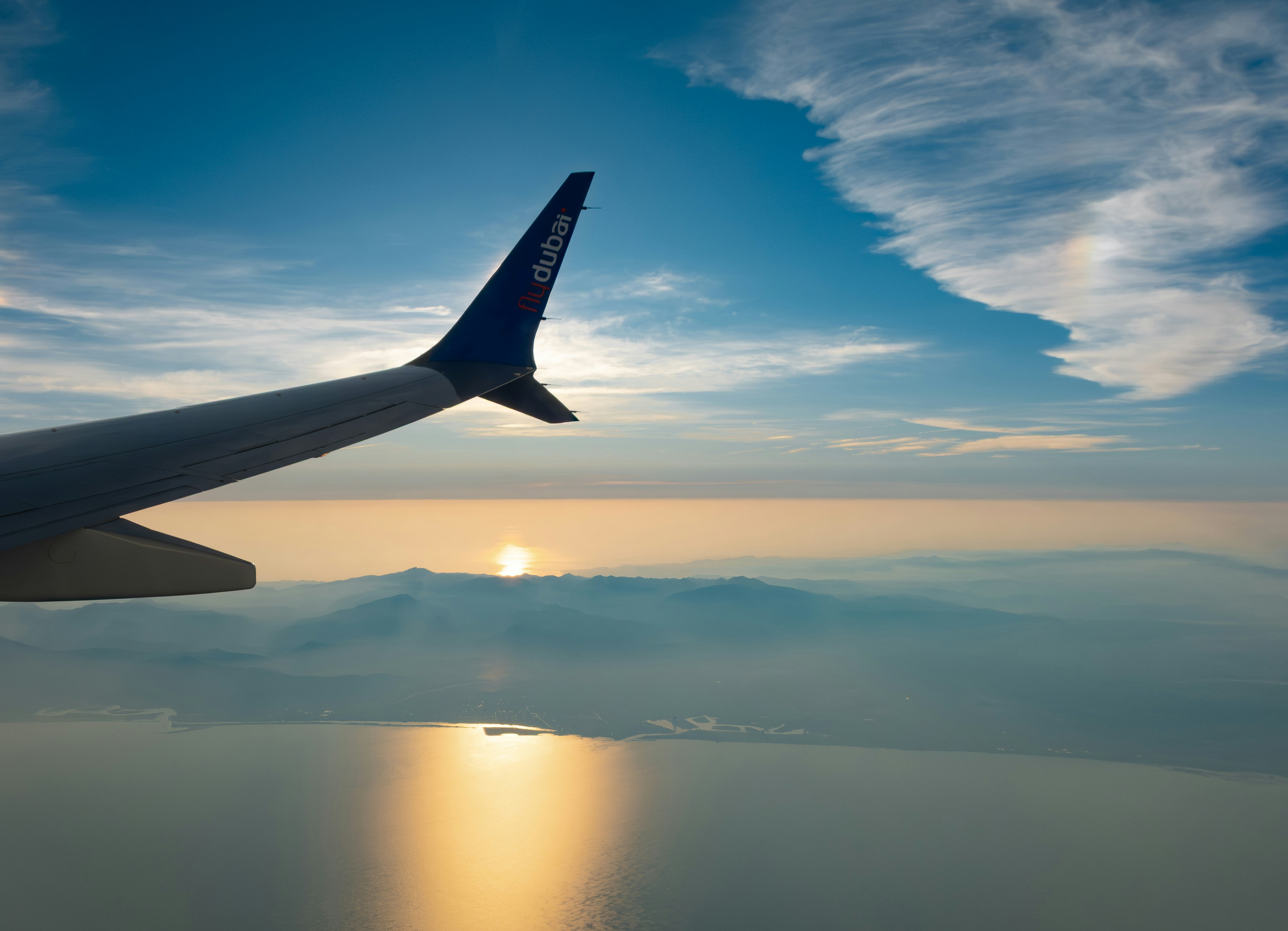 Sunlit Wing: A Quiet Moment Above the Seas