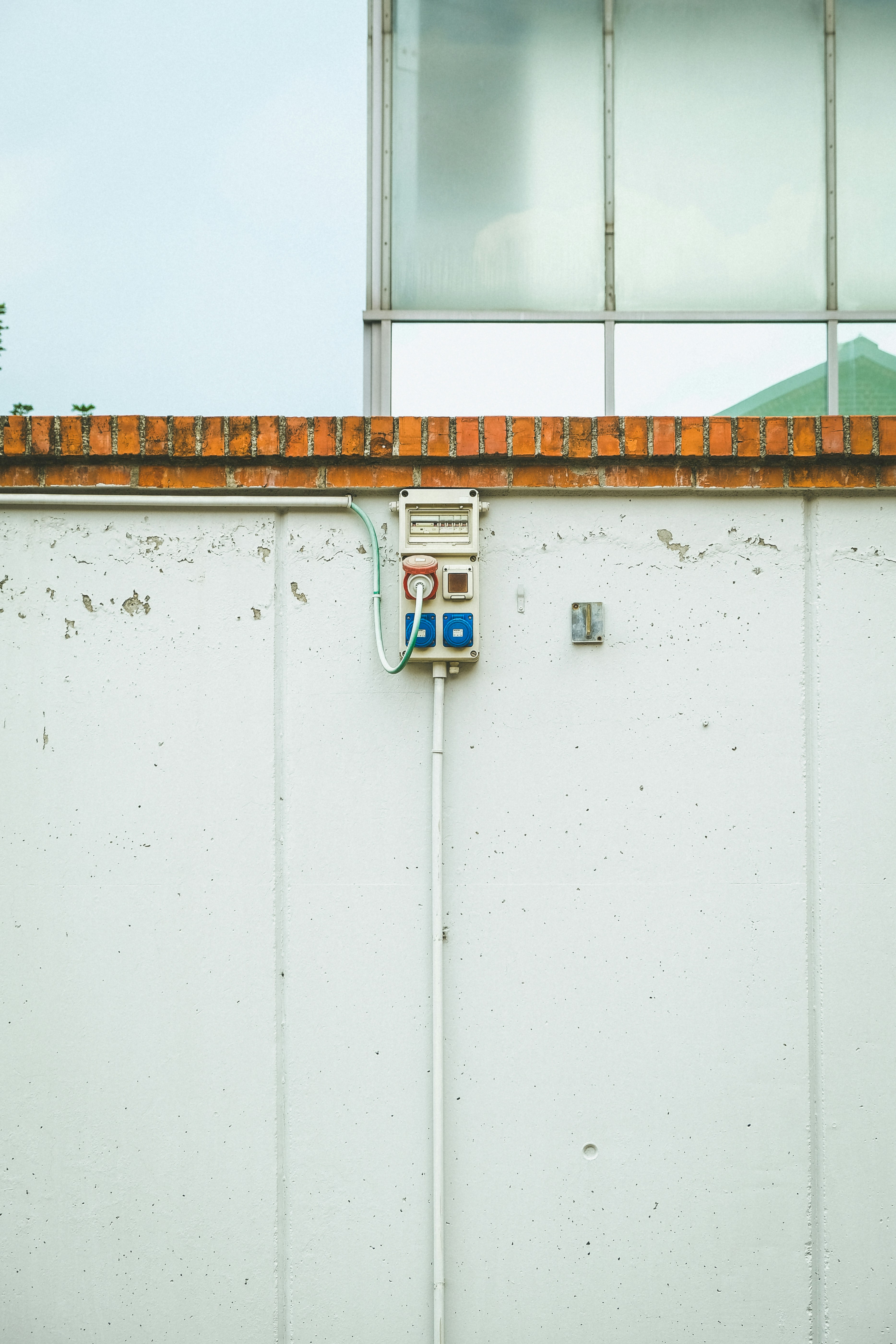Utility Box on a Quiet Roofline