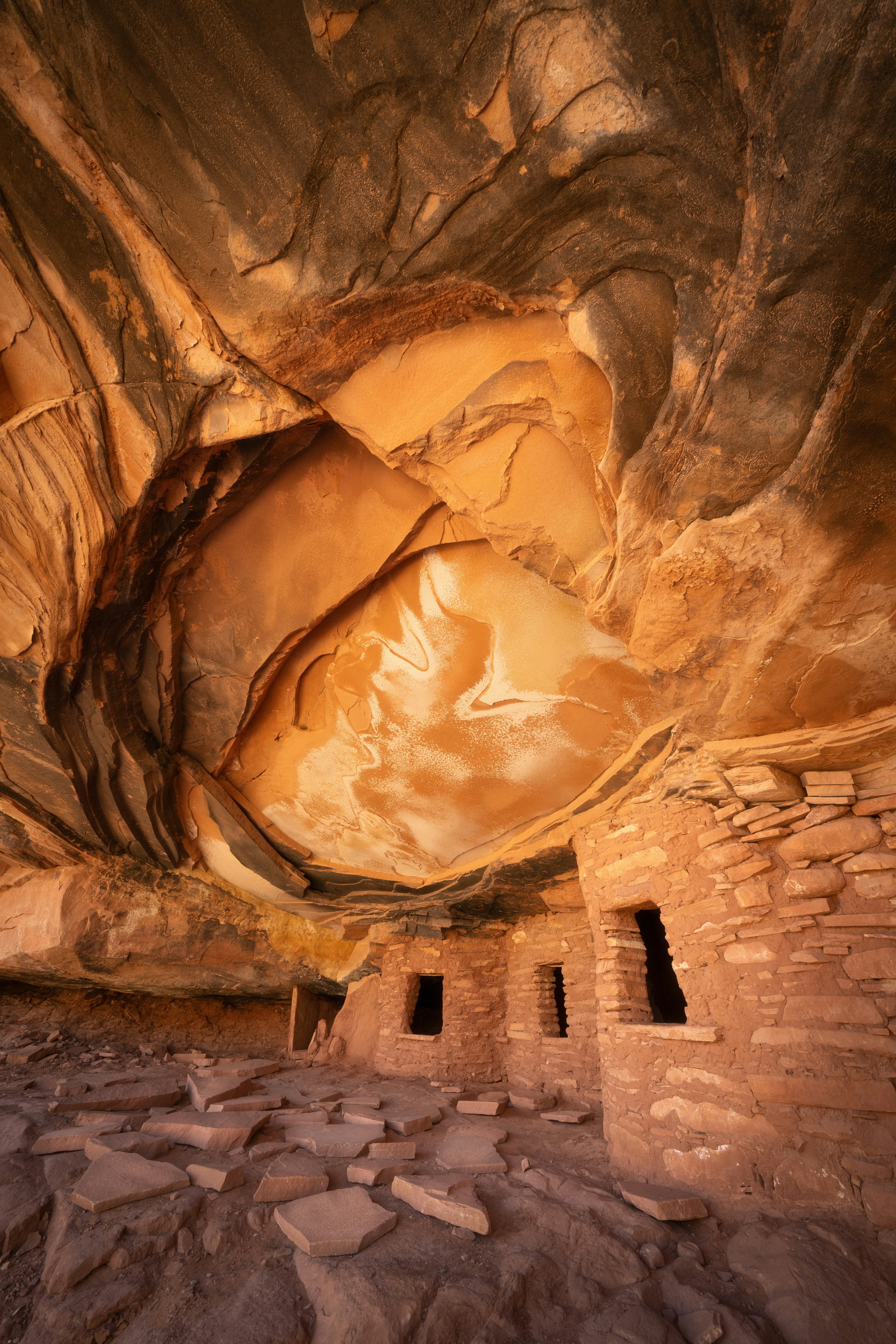 Cavern Echoes: Stone Domes and Sunlit Hearth