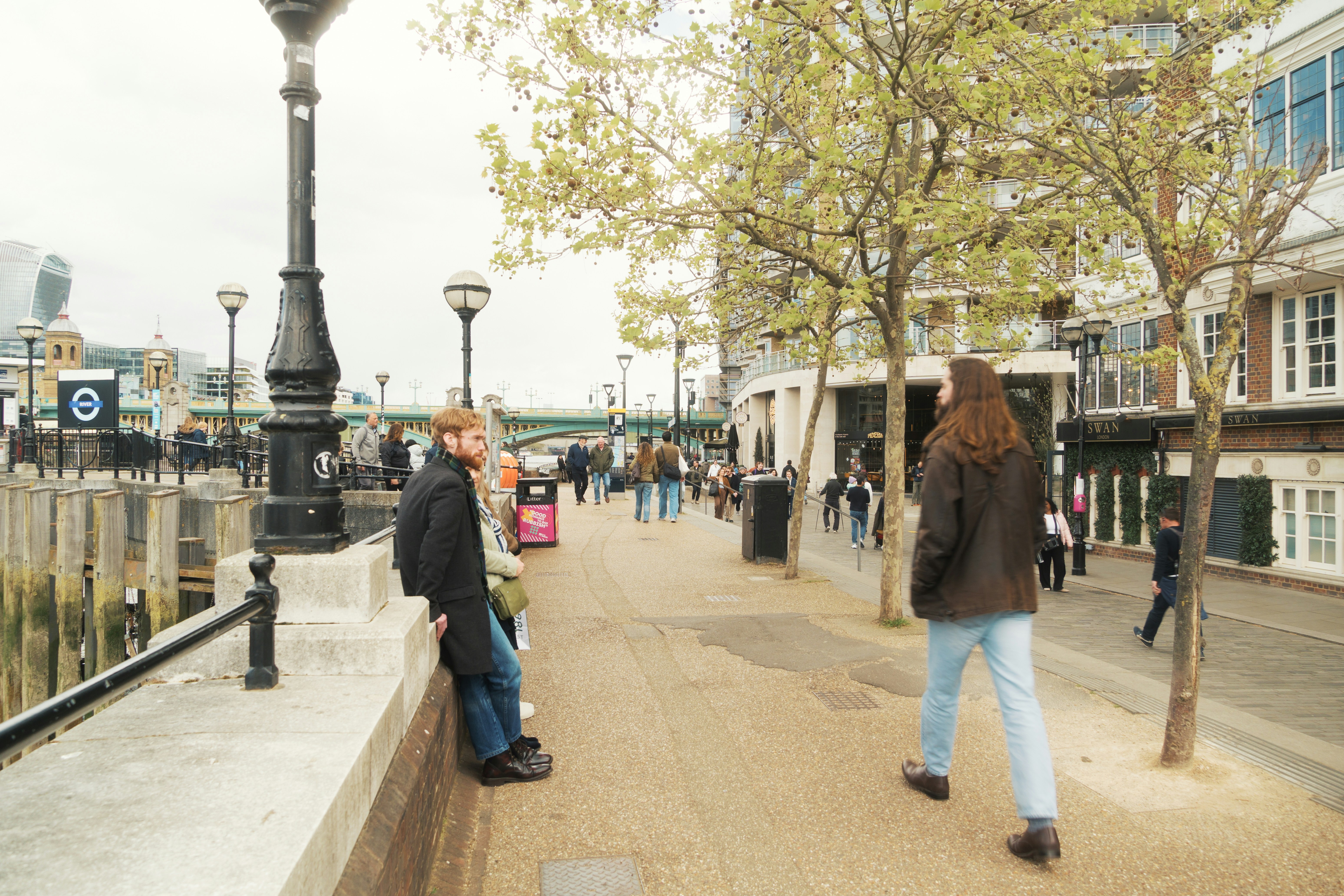 Riverwalk Moment: A City Ledger of Steps and Strides