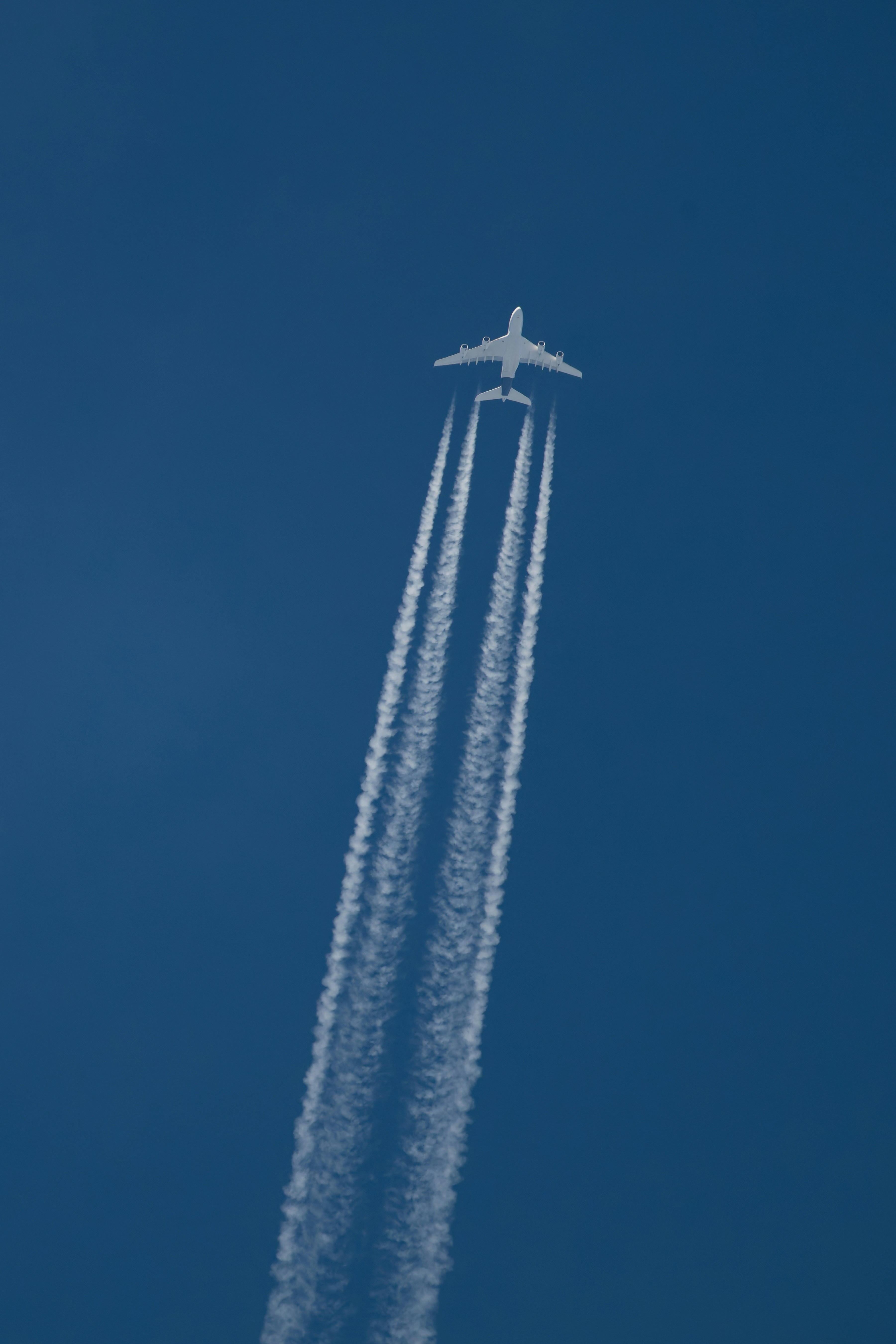 Jetstream in a Clear Sky: A Contrail Portrait of Ascent