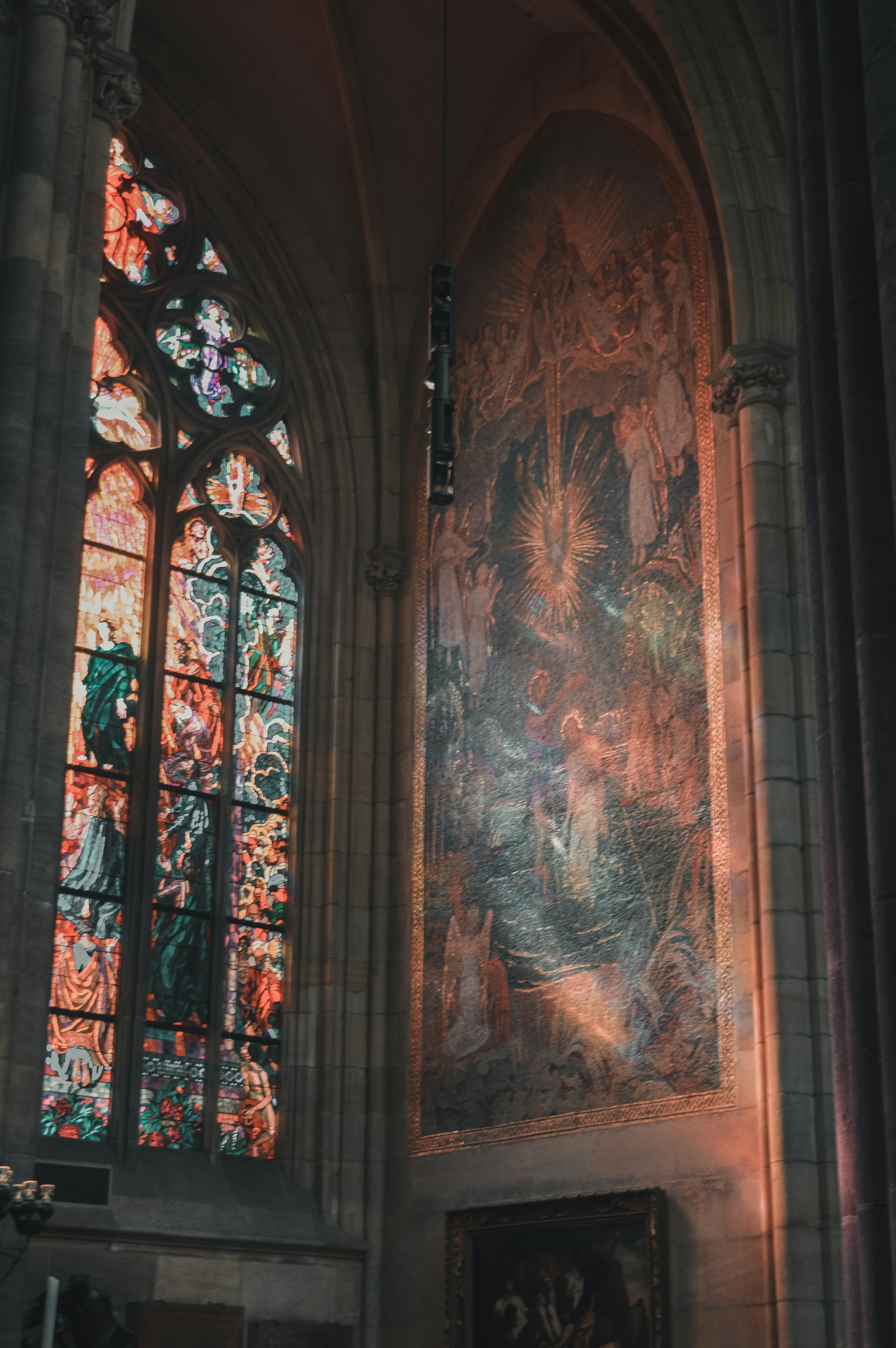 Stained Echoes: Light and Stone in a Gothic Nave