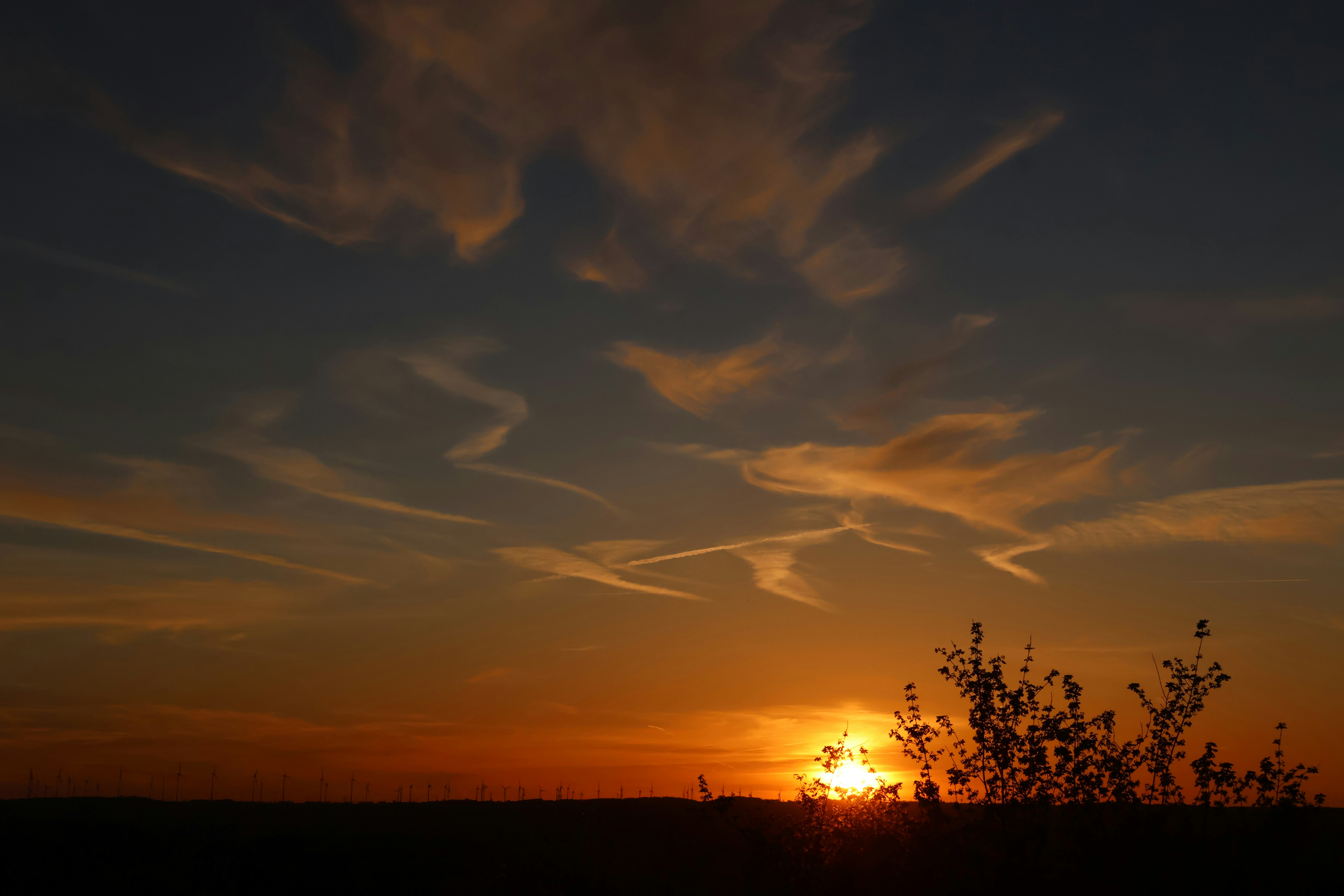Sunset Veil Over a Quiet Horizon