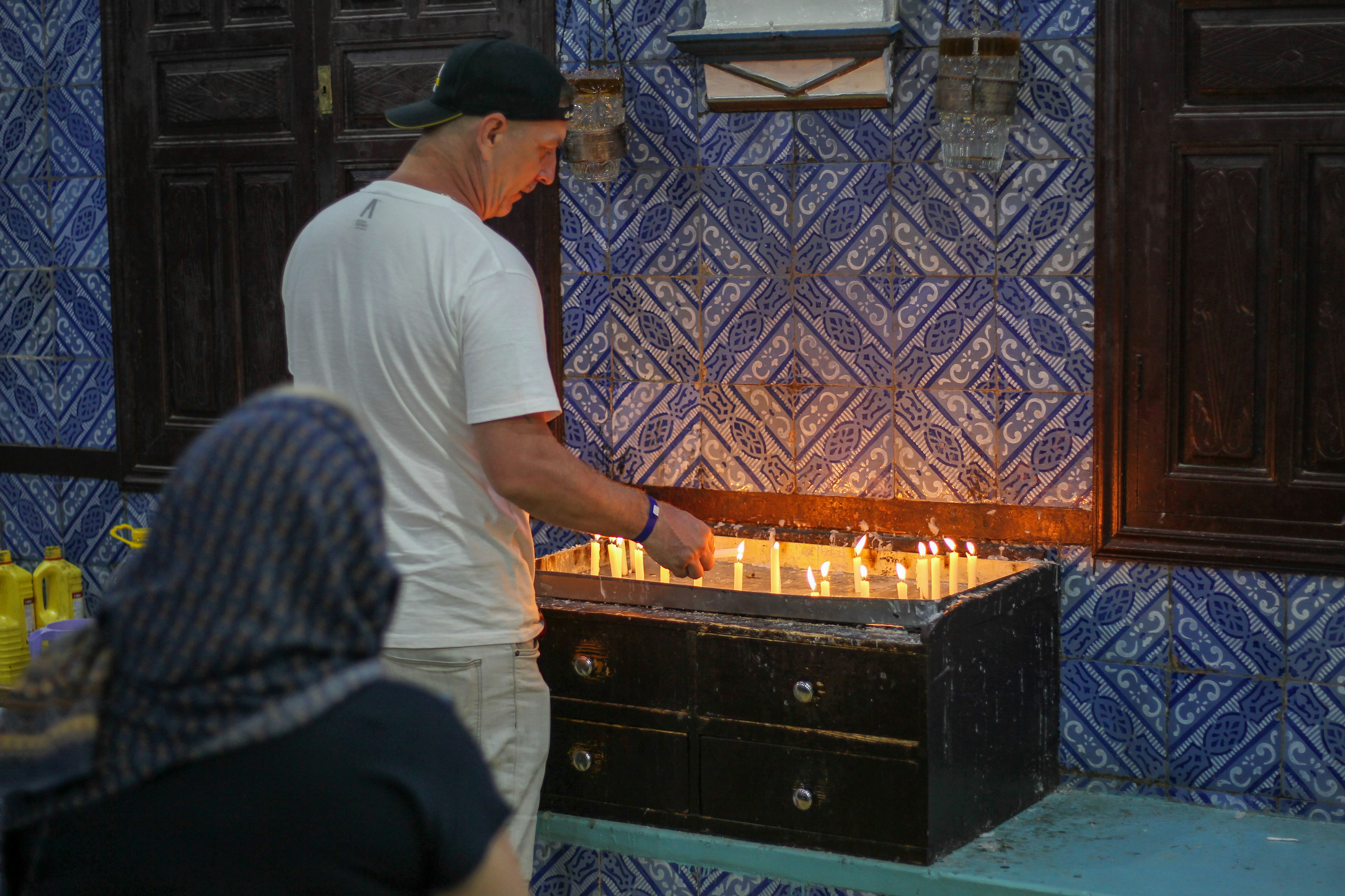 Candlelight at the Shrine: A Quiet Moment with the Donor’s Altar