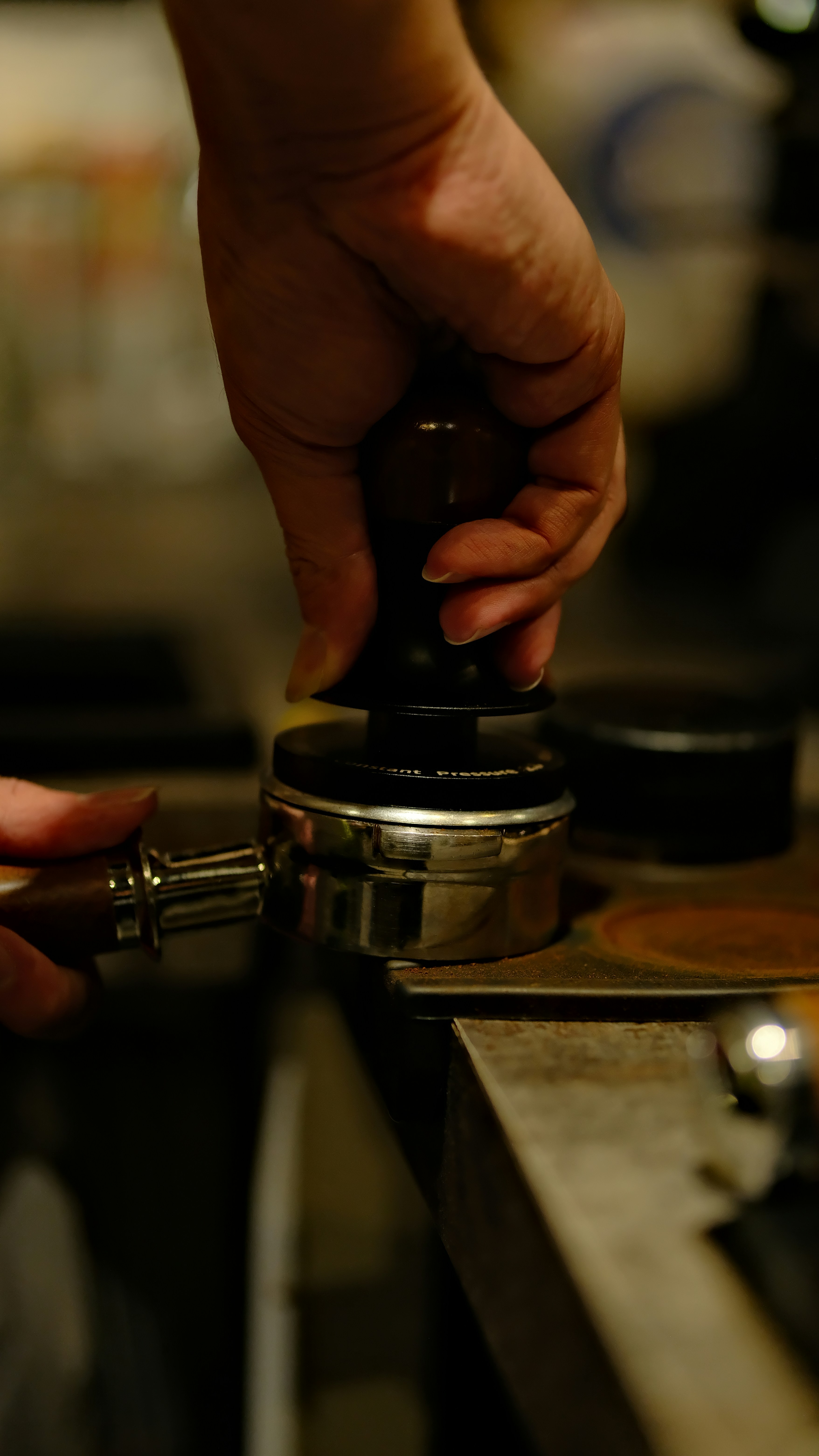 Hand at Work: The Calibrated Tap of Precision