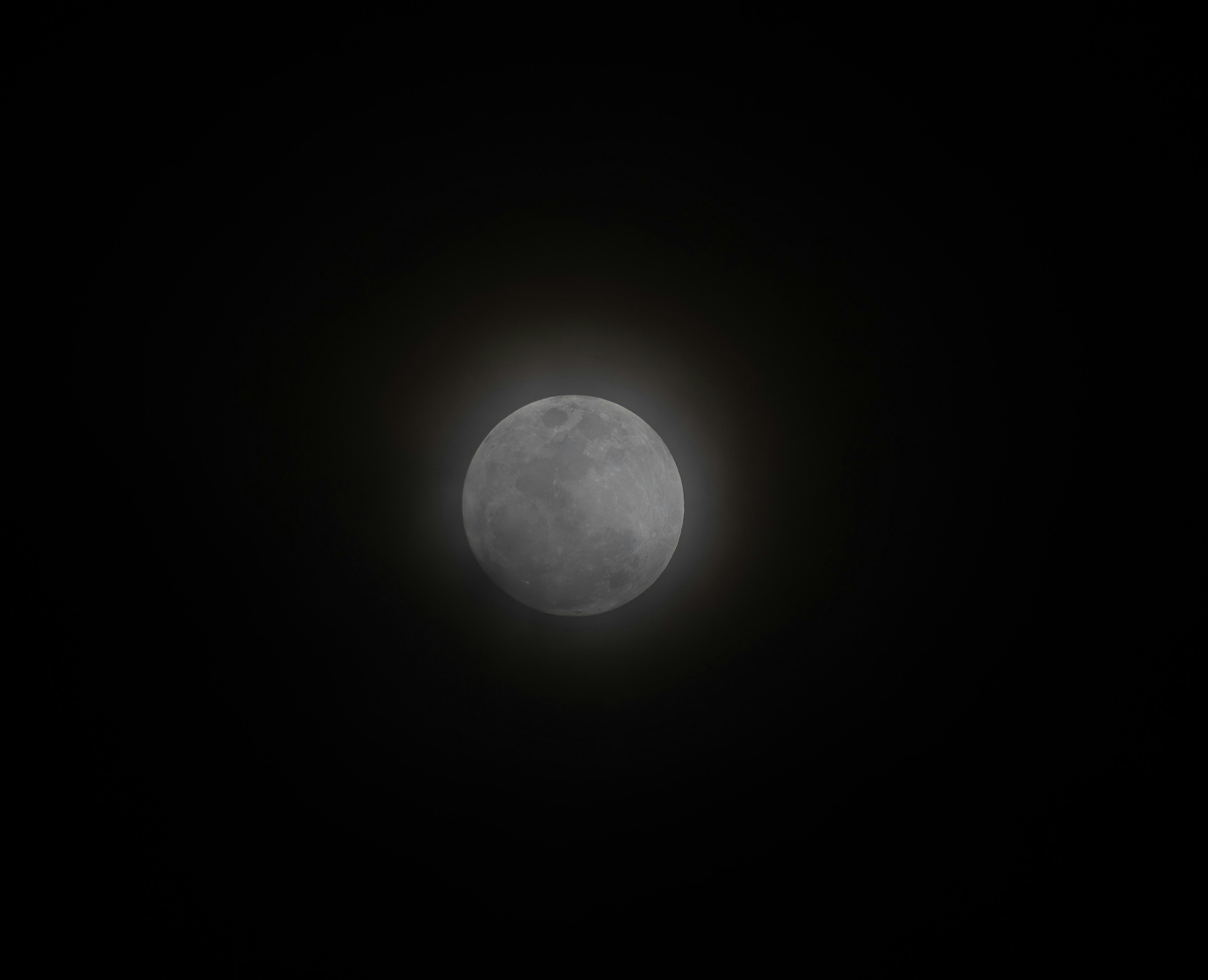 Moon in Quiet Obscurity: A Subtle Lunar Portrait