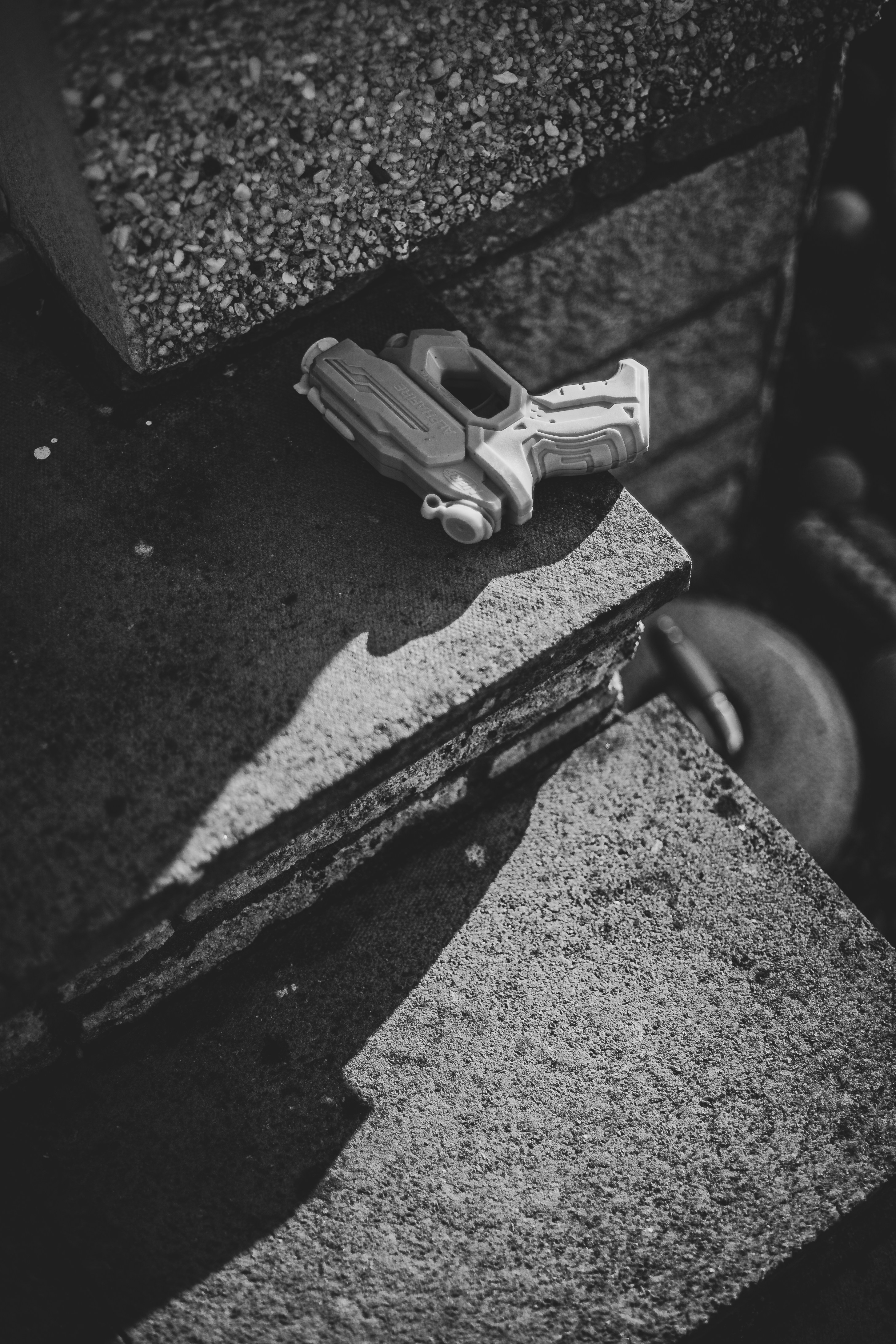 Edge of Silence: A Lone Reveal on Cracked Concrete