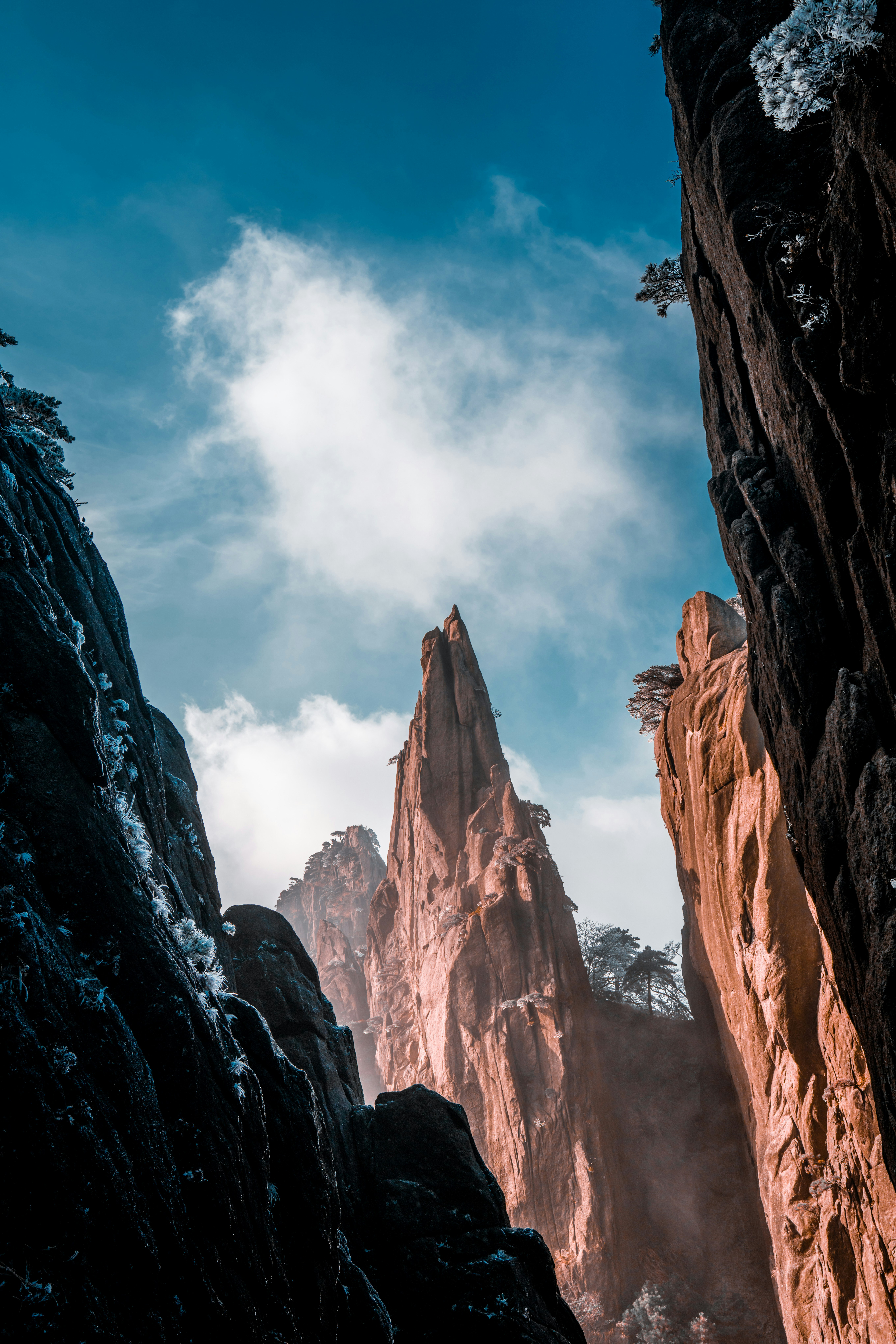 Rising Tower of Canyon Light