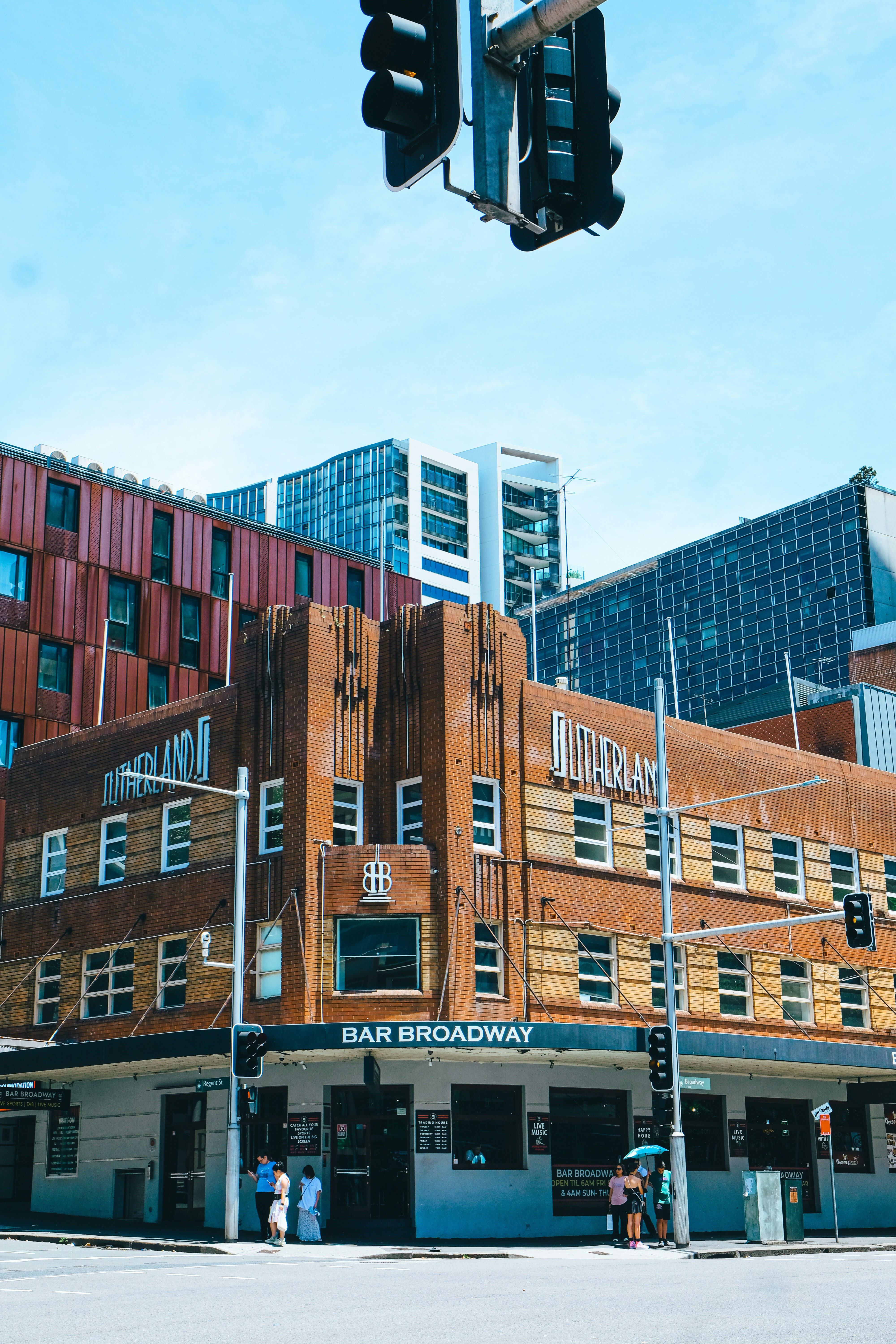 Brick Theater on Broadway: A Sunlit Citycorner