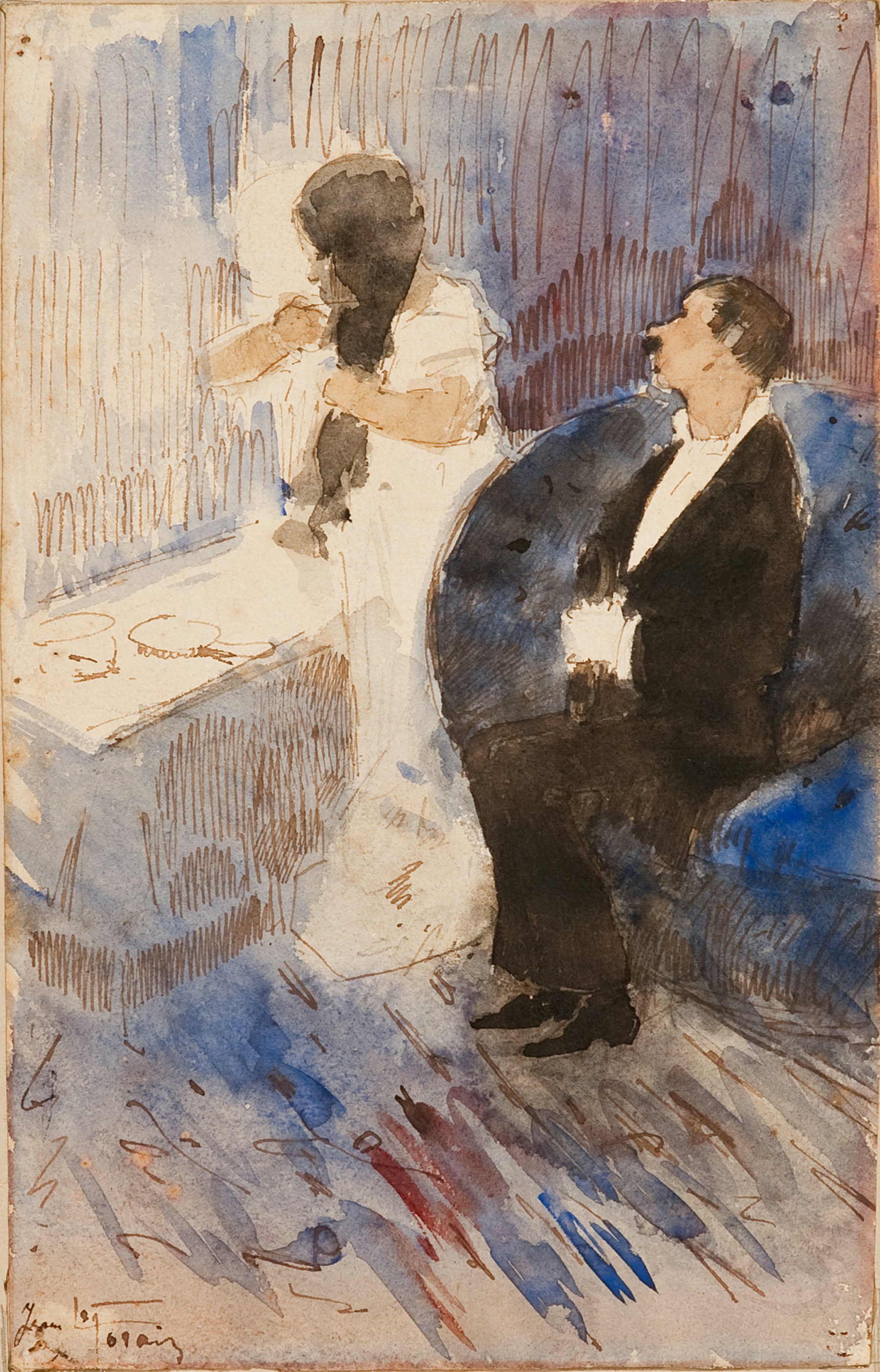 Whispered Vows by the Sketch Table
