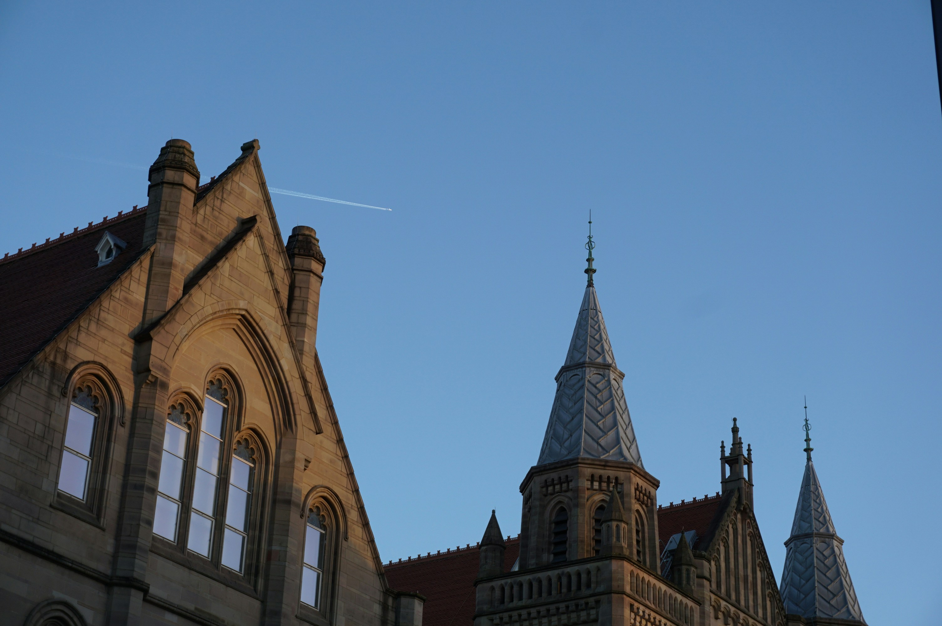 A Cathedral Crest Against a Clear Sky