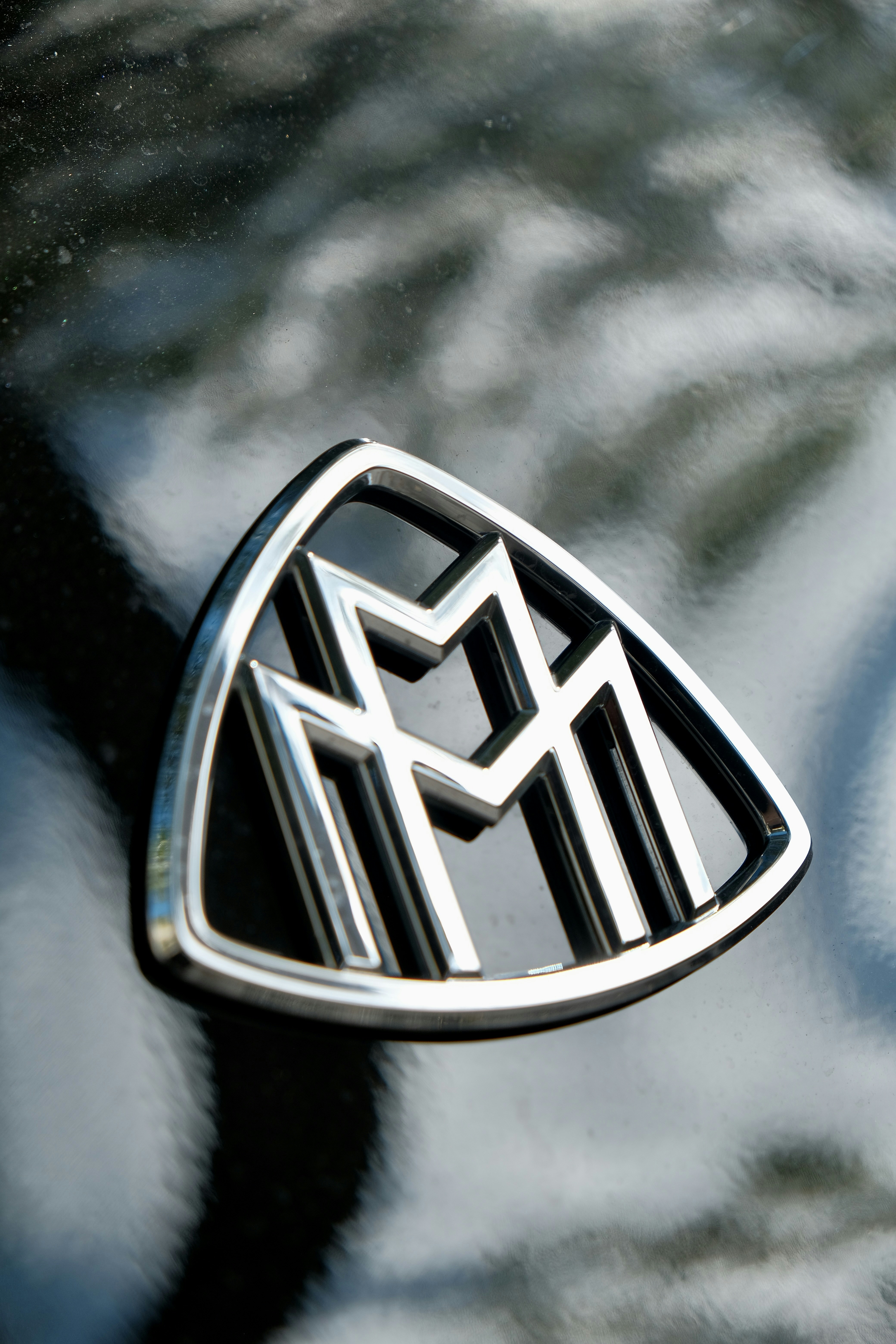 Emblem in Focus: A Close-Up of Buick’s Crest on Glossy Black