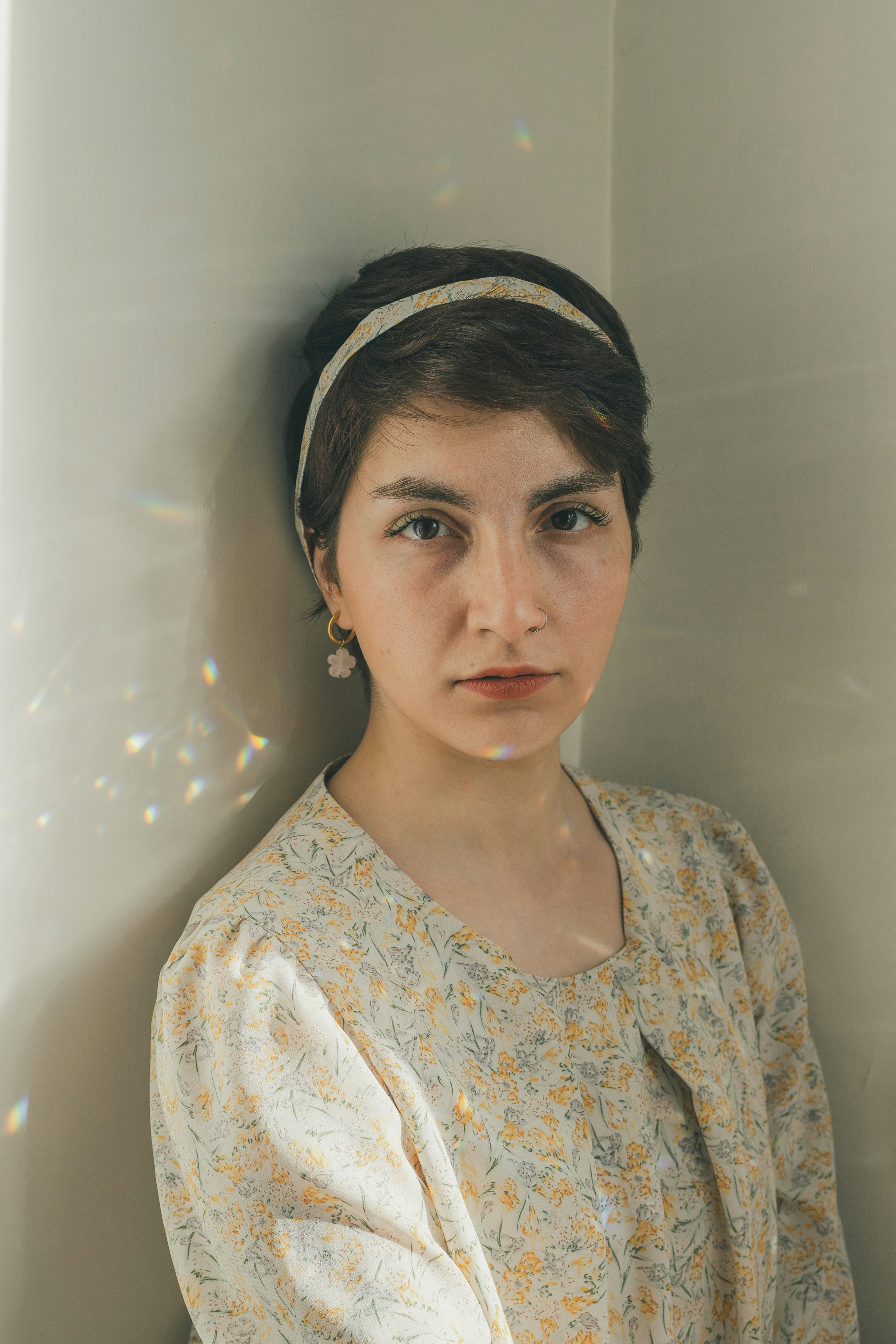 Soft Light, Strong Gaze: A Portrait in Quiet Echoes
