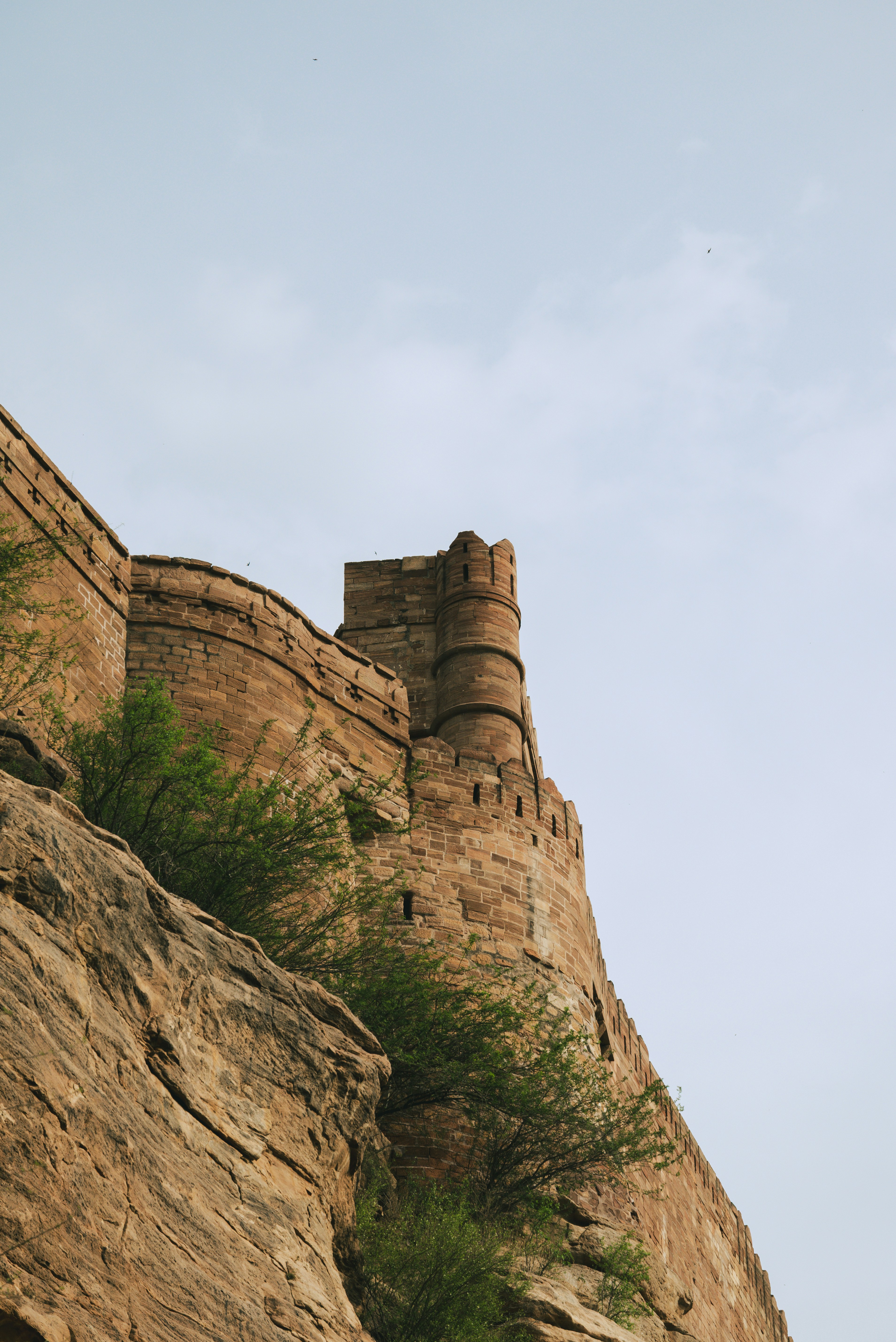 Ancient Bastion Clinging to the Cliff