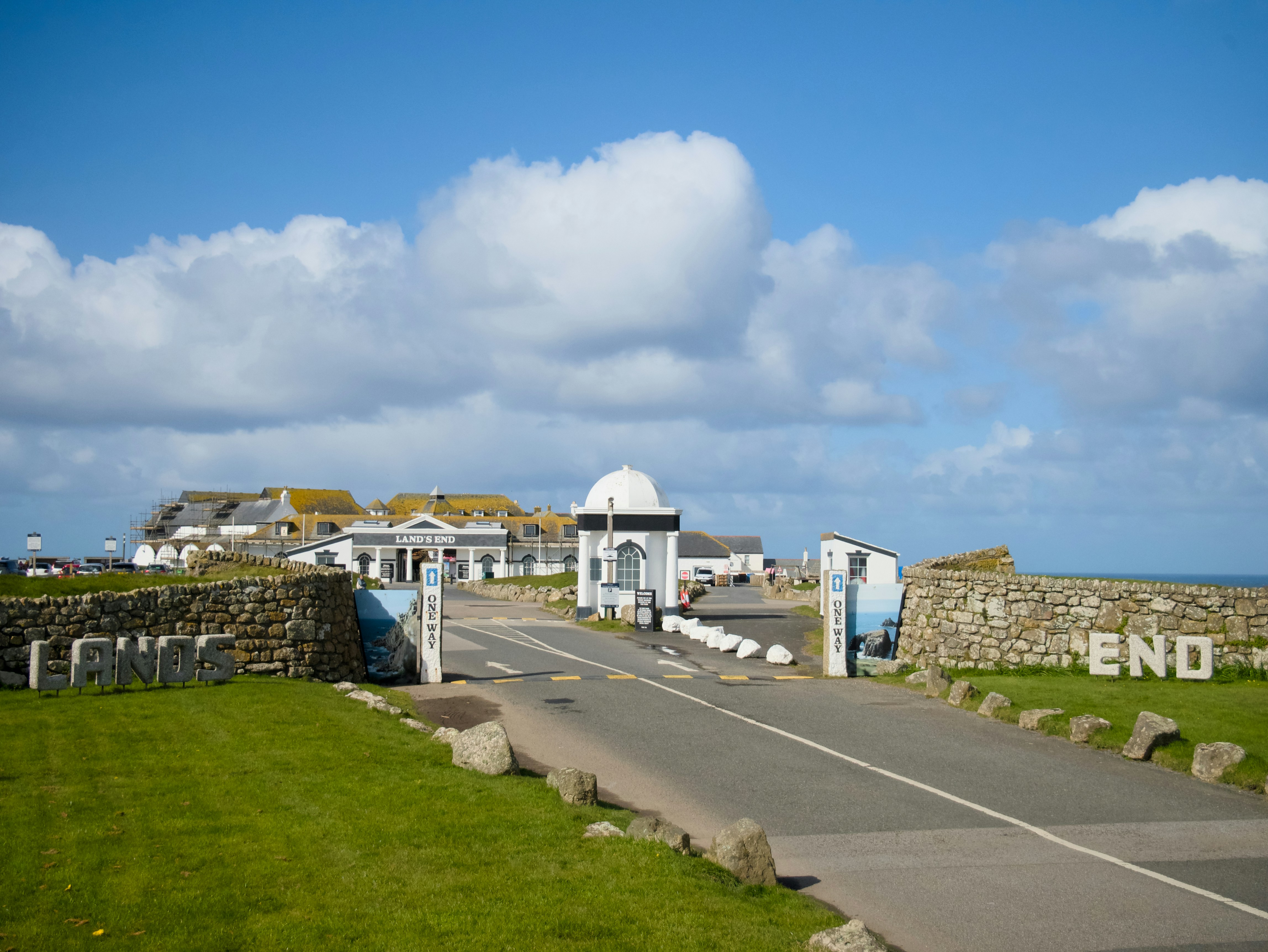 Gateway to the Cliff-top Resort: Winding Road to the Coastal Entrance