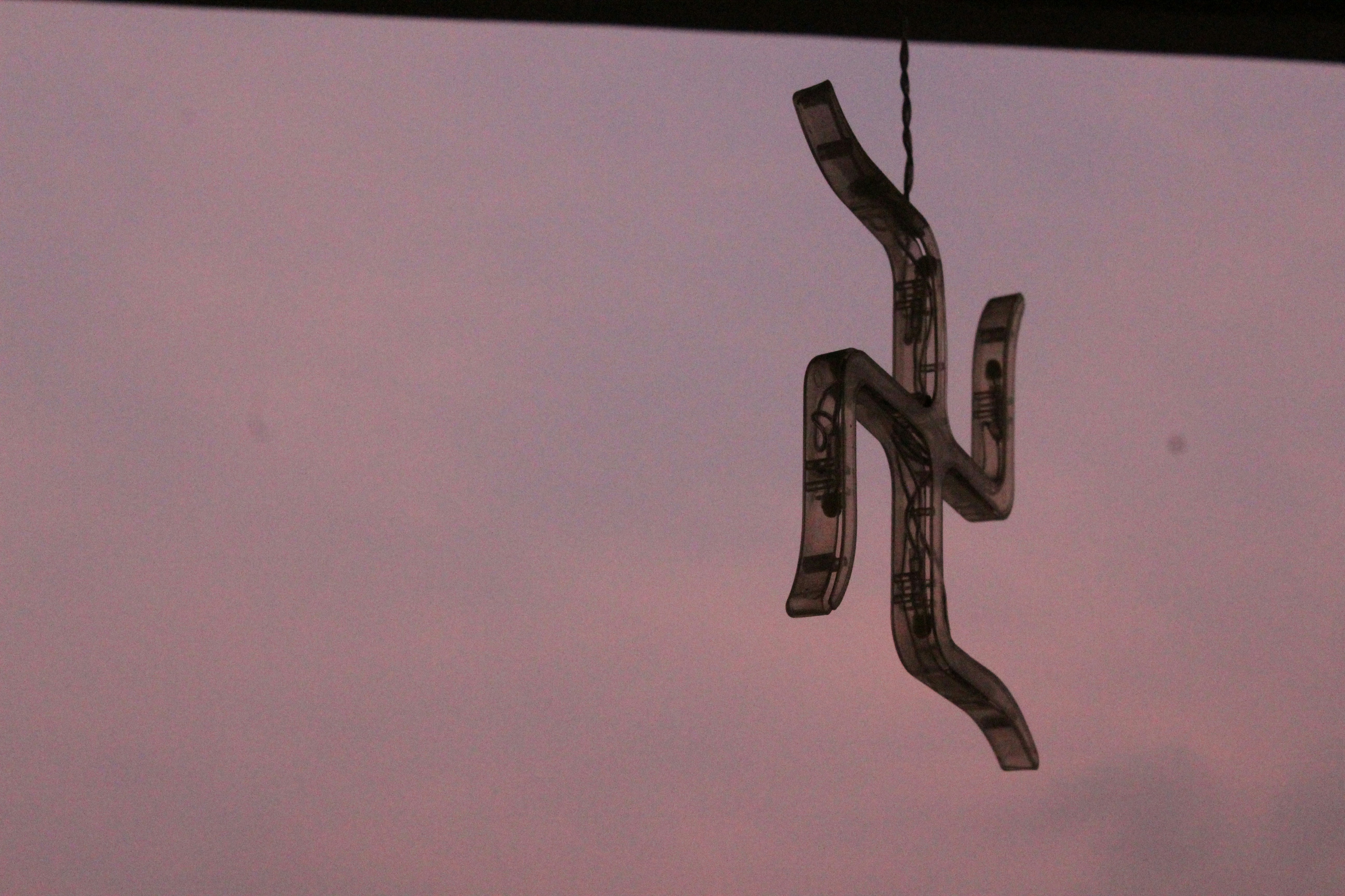 Hanging Ornament in Warm Evening Light