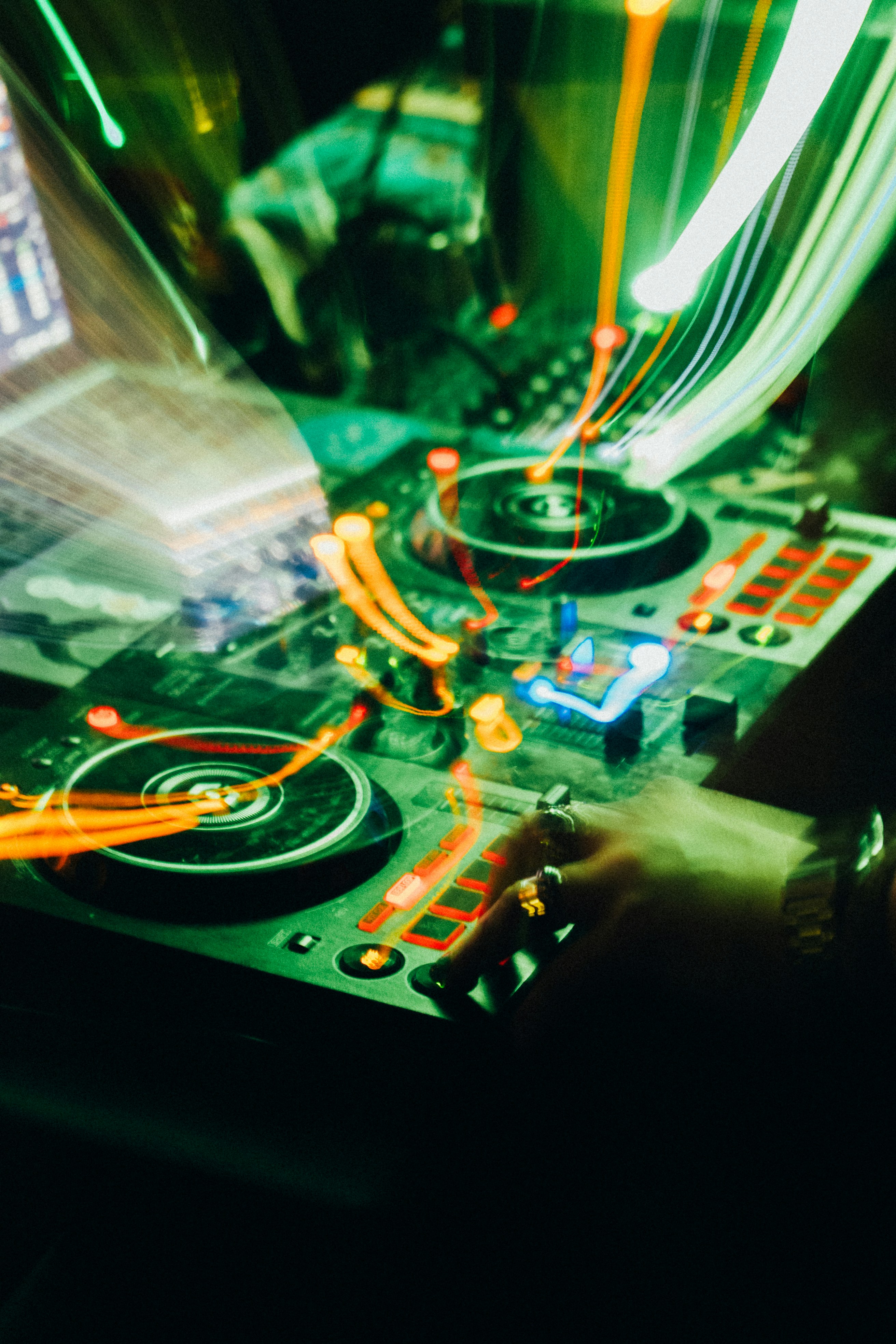 Neon Pulse at the DJ Console