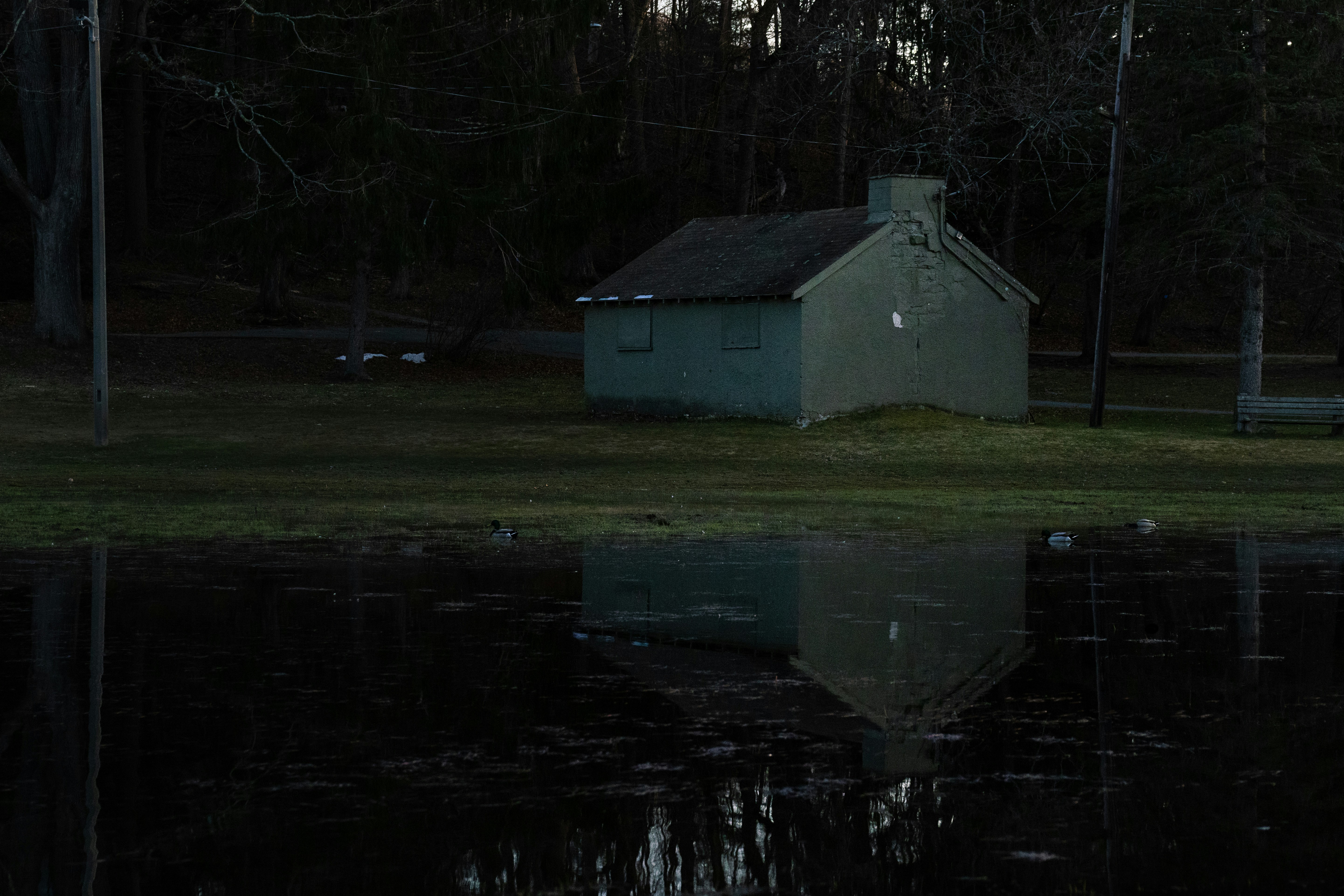 Hushed Lighthouse of the Night: A Quiet Waterfront Wage