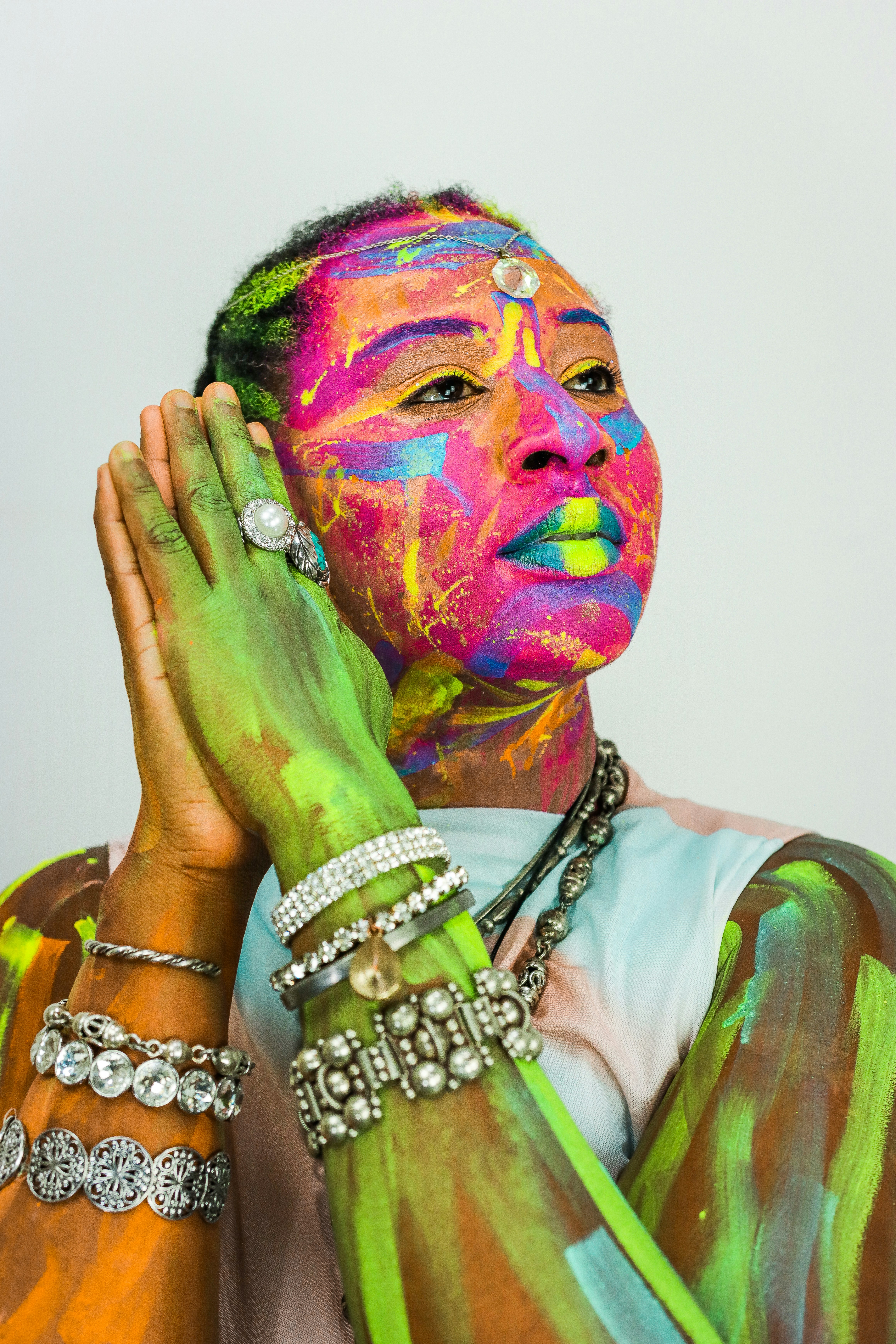 Chromatic Reverie: Face Painted Voice