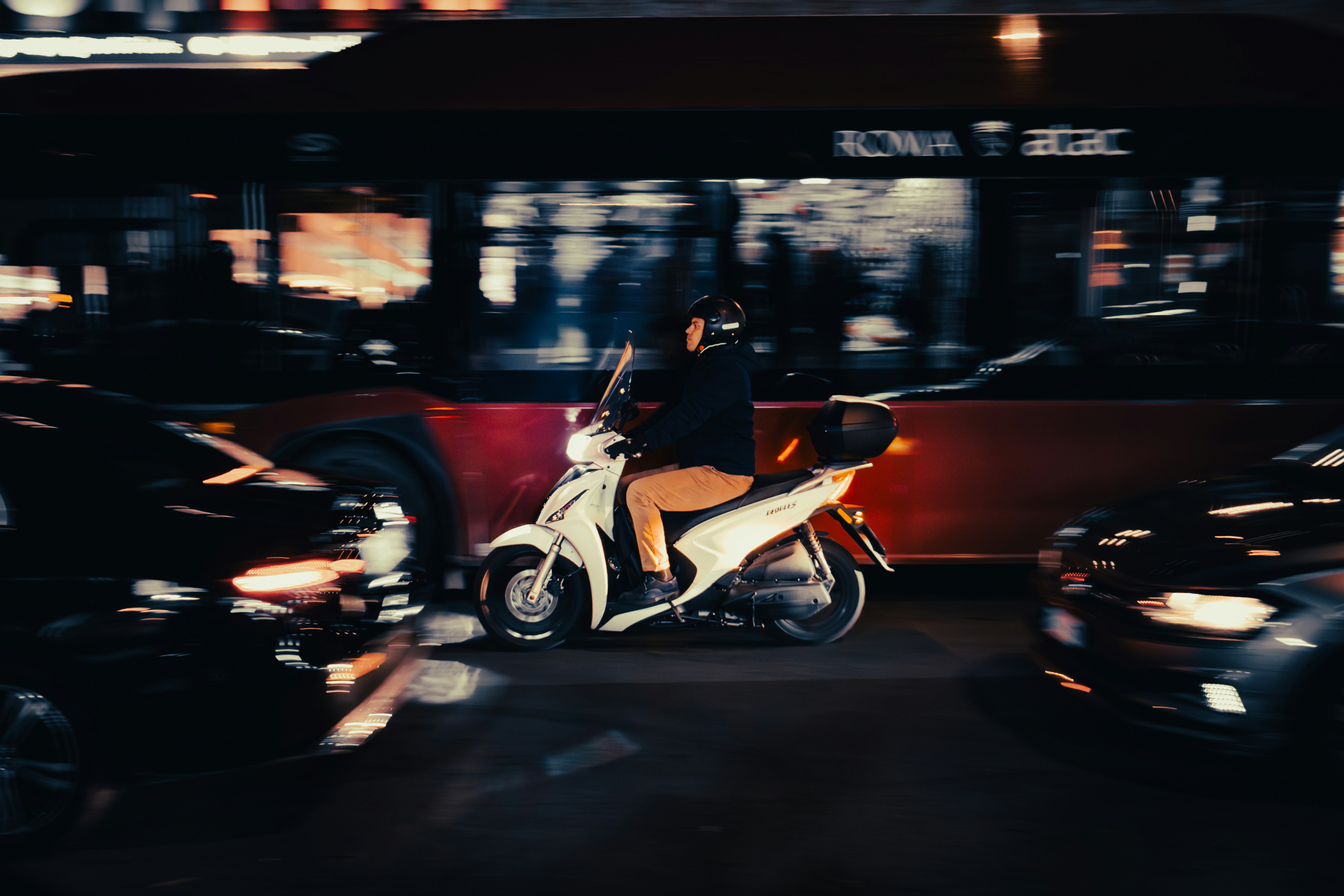 Midnight Commute: Quiet Hero on a Neon Street