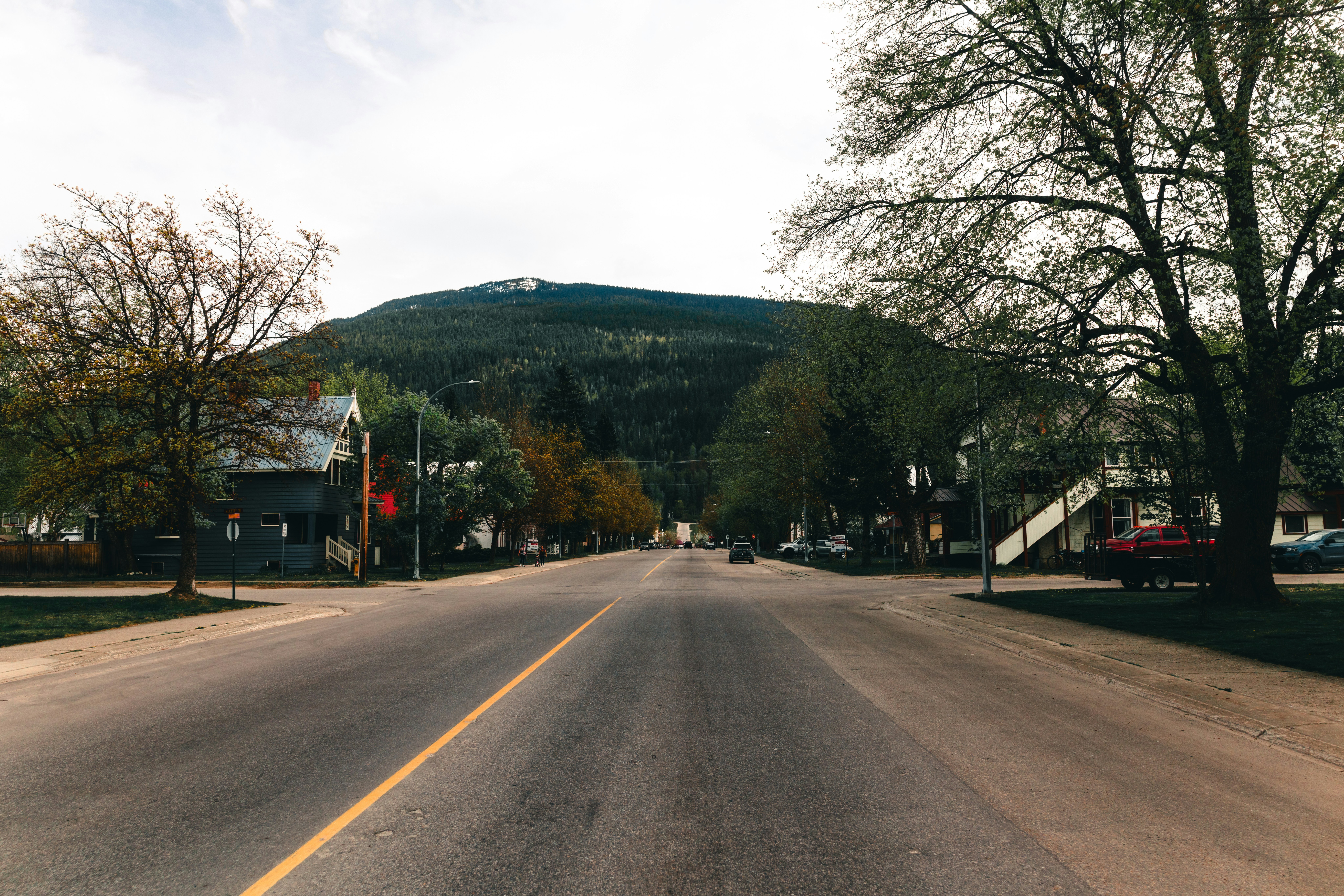 Main Street to the Foot of the Hills
