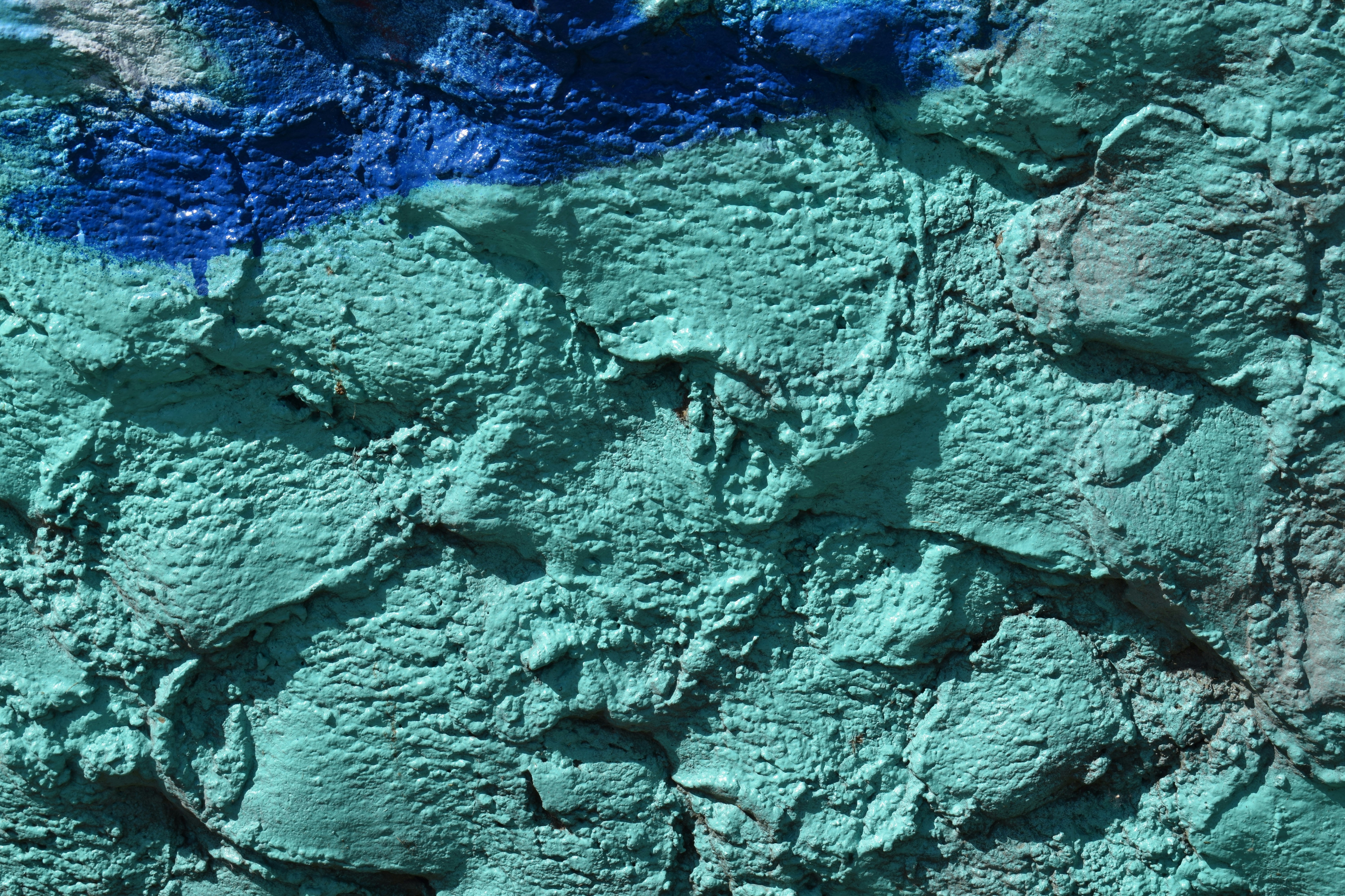 Texture Across the Blue-green Stone