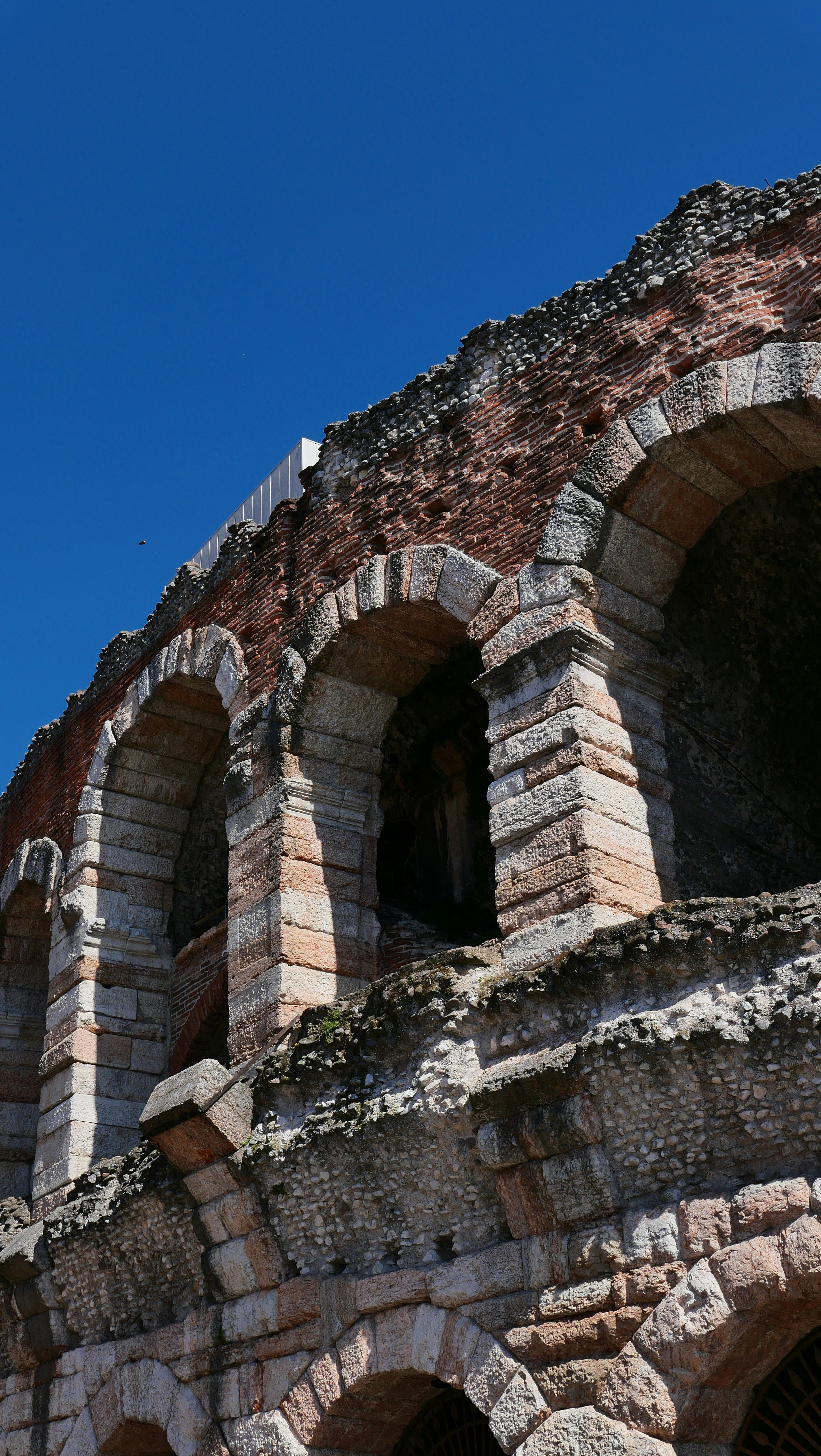 Stone Arches against a Velvety Blue Sky