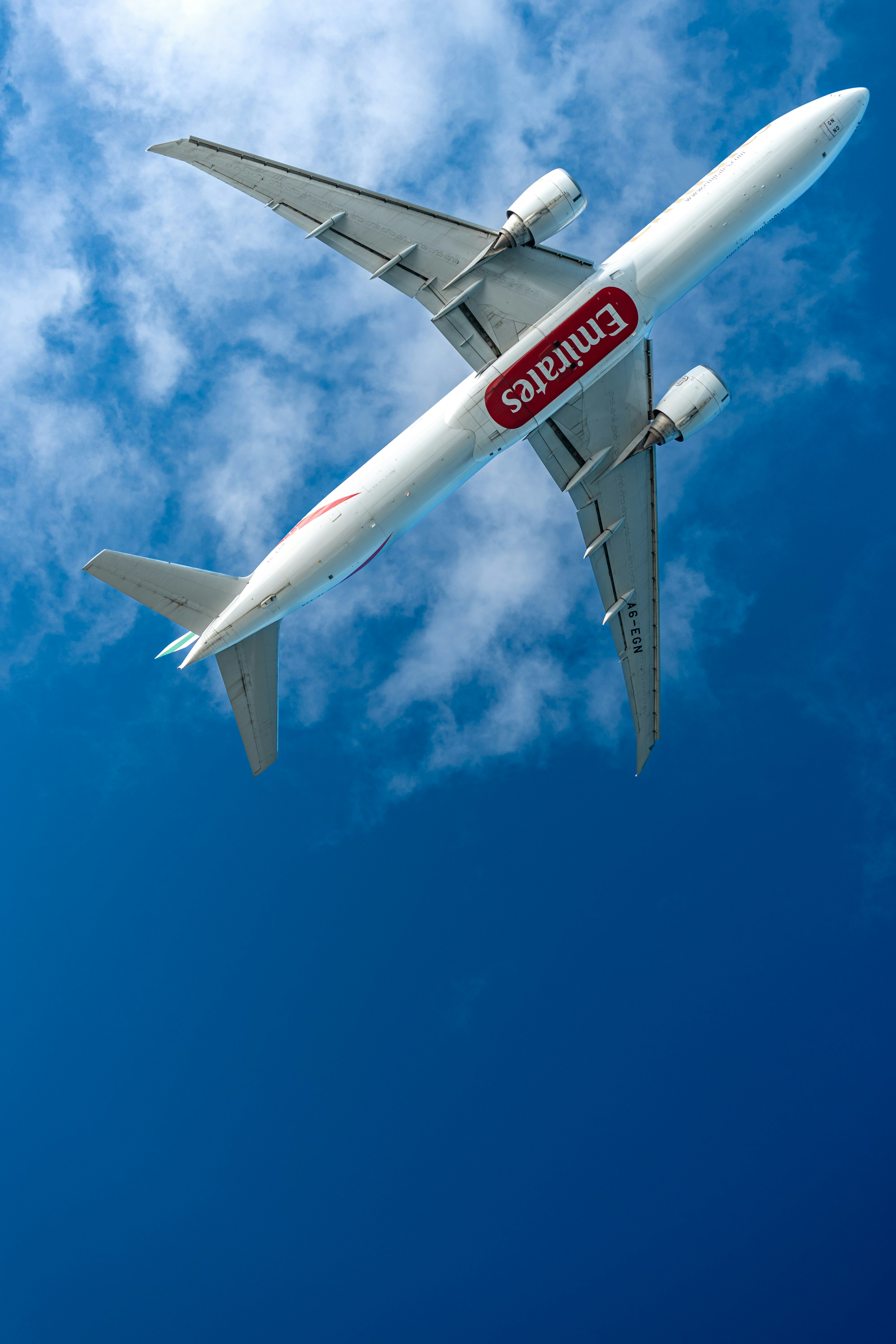 Upside-Down Jet: A Flyover in a Bright Blue Sky