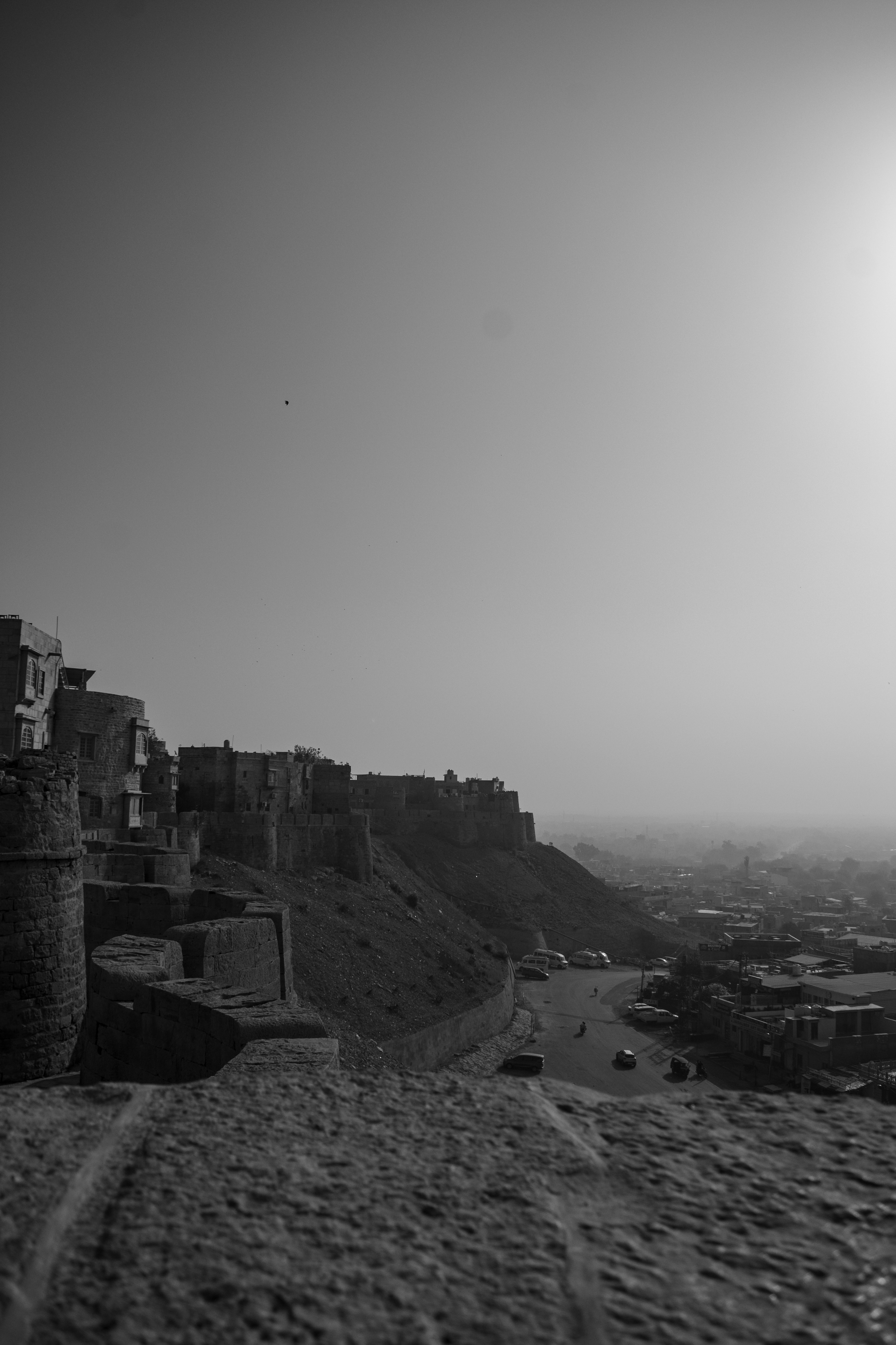 Fortified Edge: A Quiet Horizon Over Ancient Walls