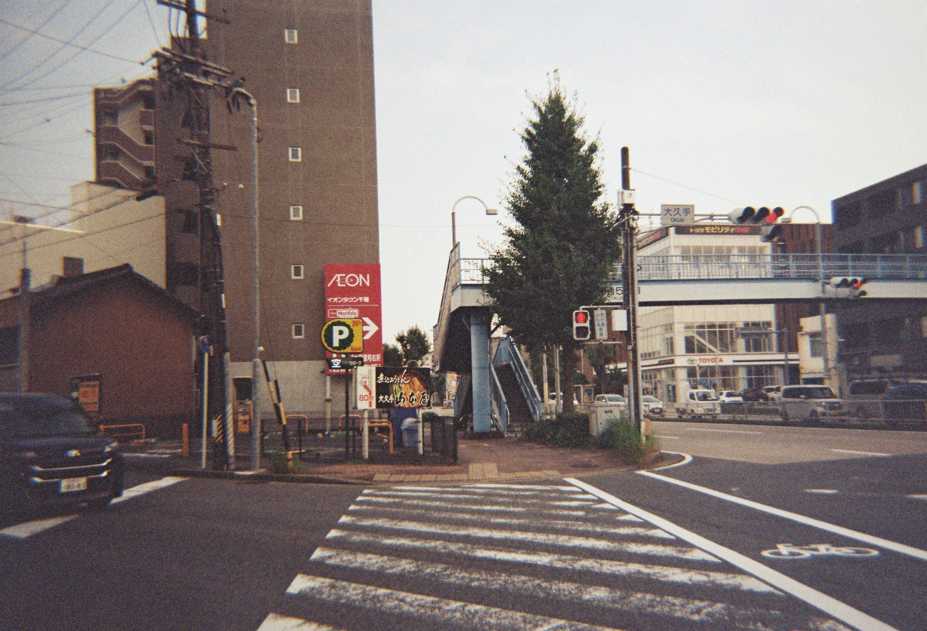 Crosswalk Convergence at a Quiet Urban Intersection