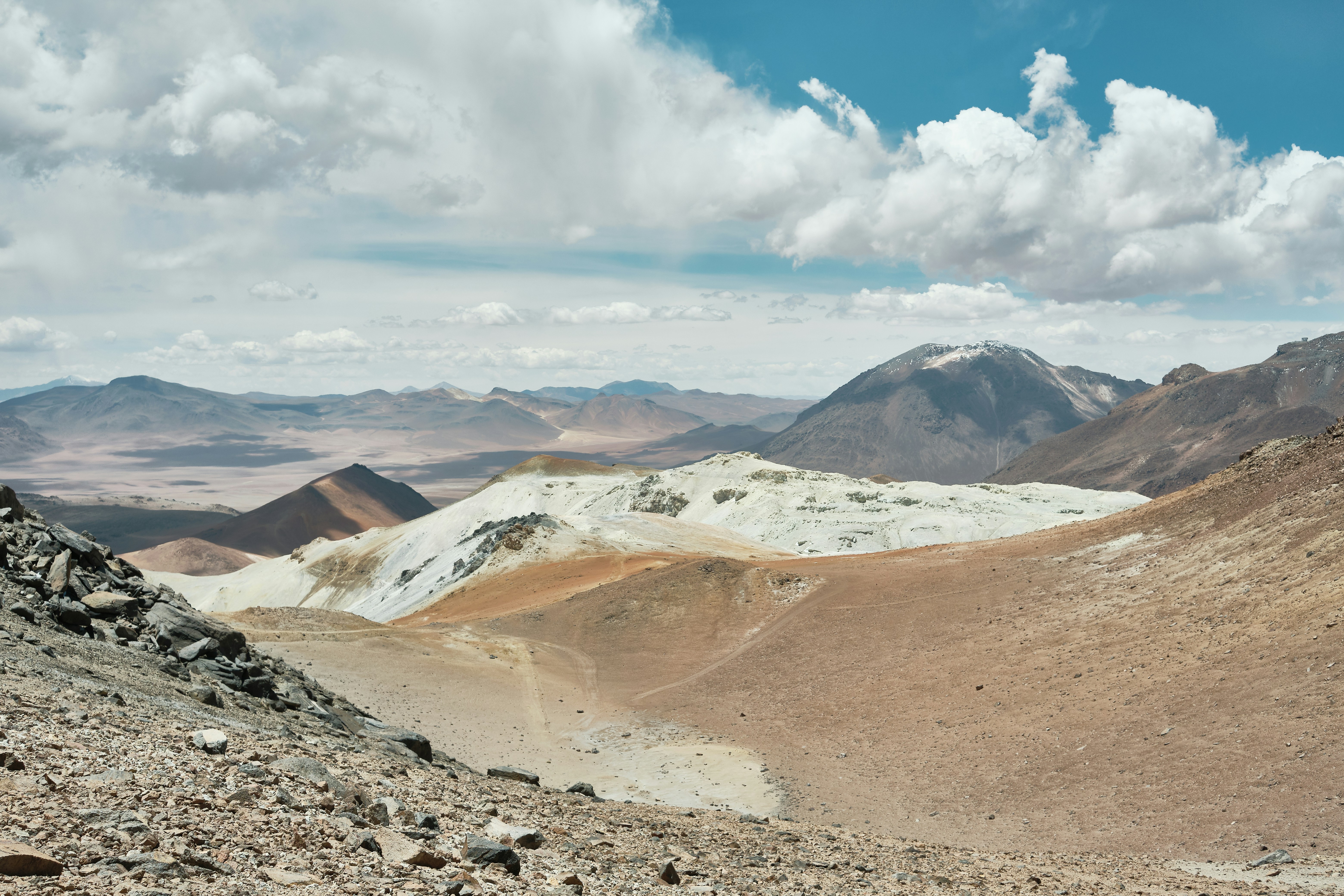 Desert Ridge Under a Piercing Sky