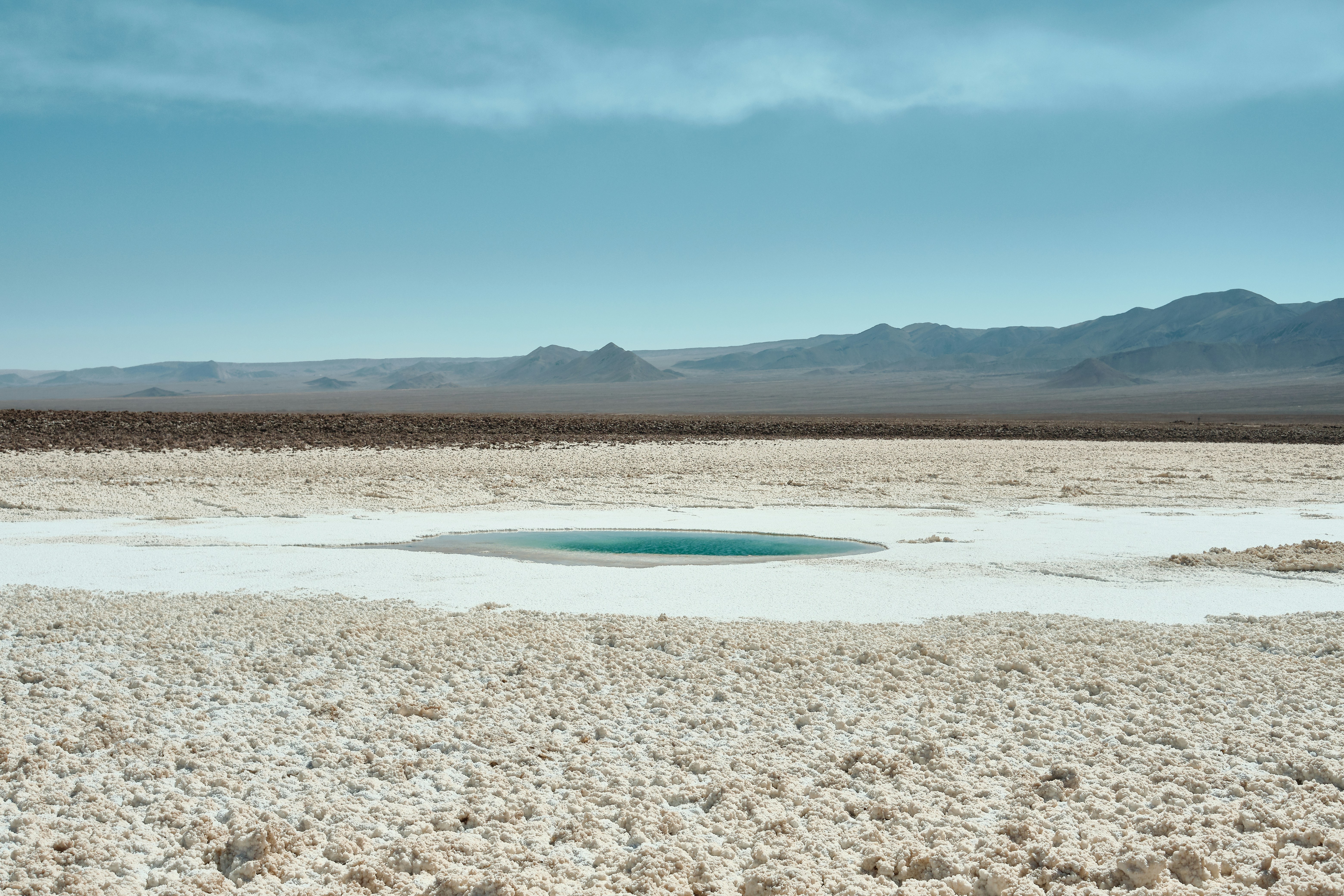 Distant Dunes and a Pale Oasis