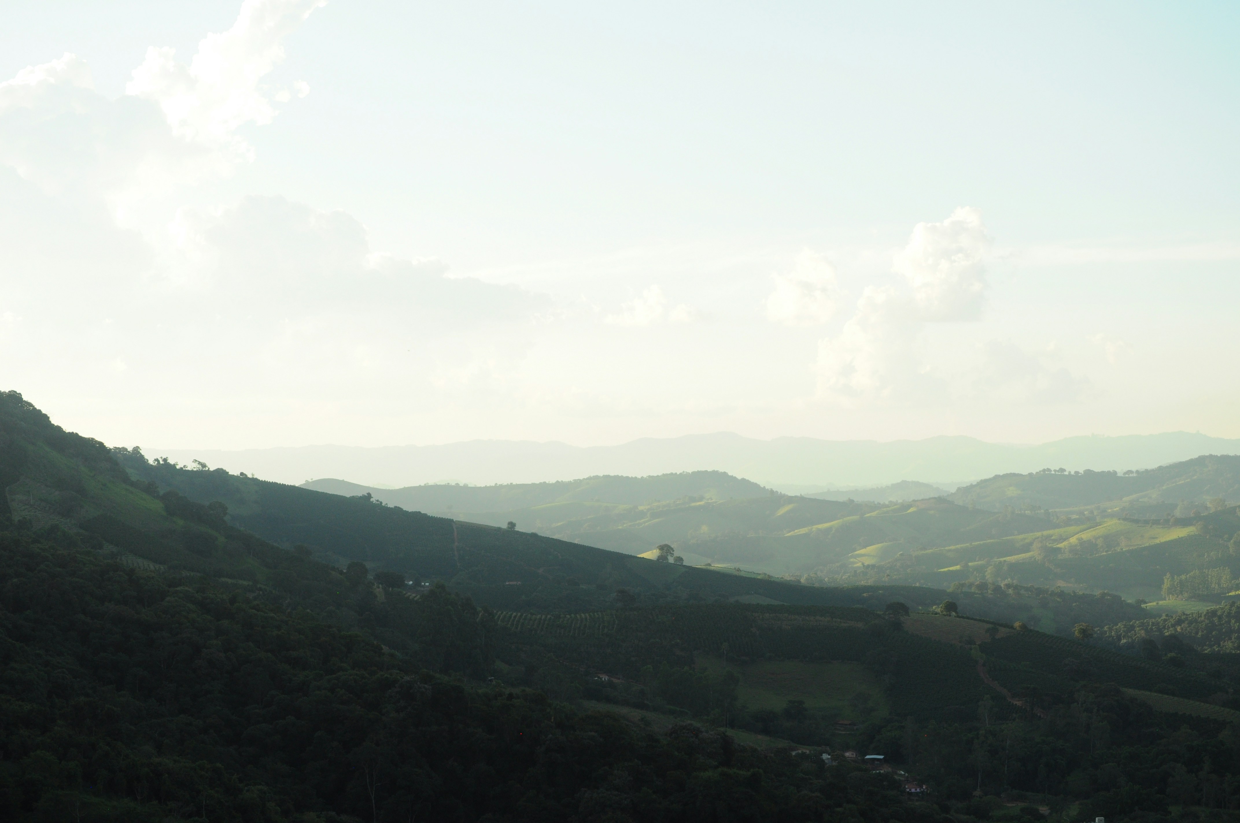 Horizon Ridge: Soft Light Over Rolling Hills