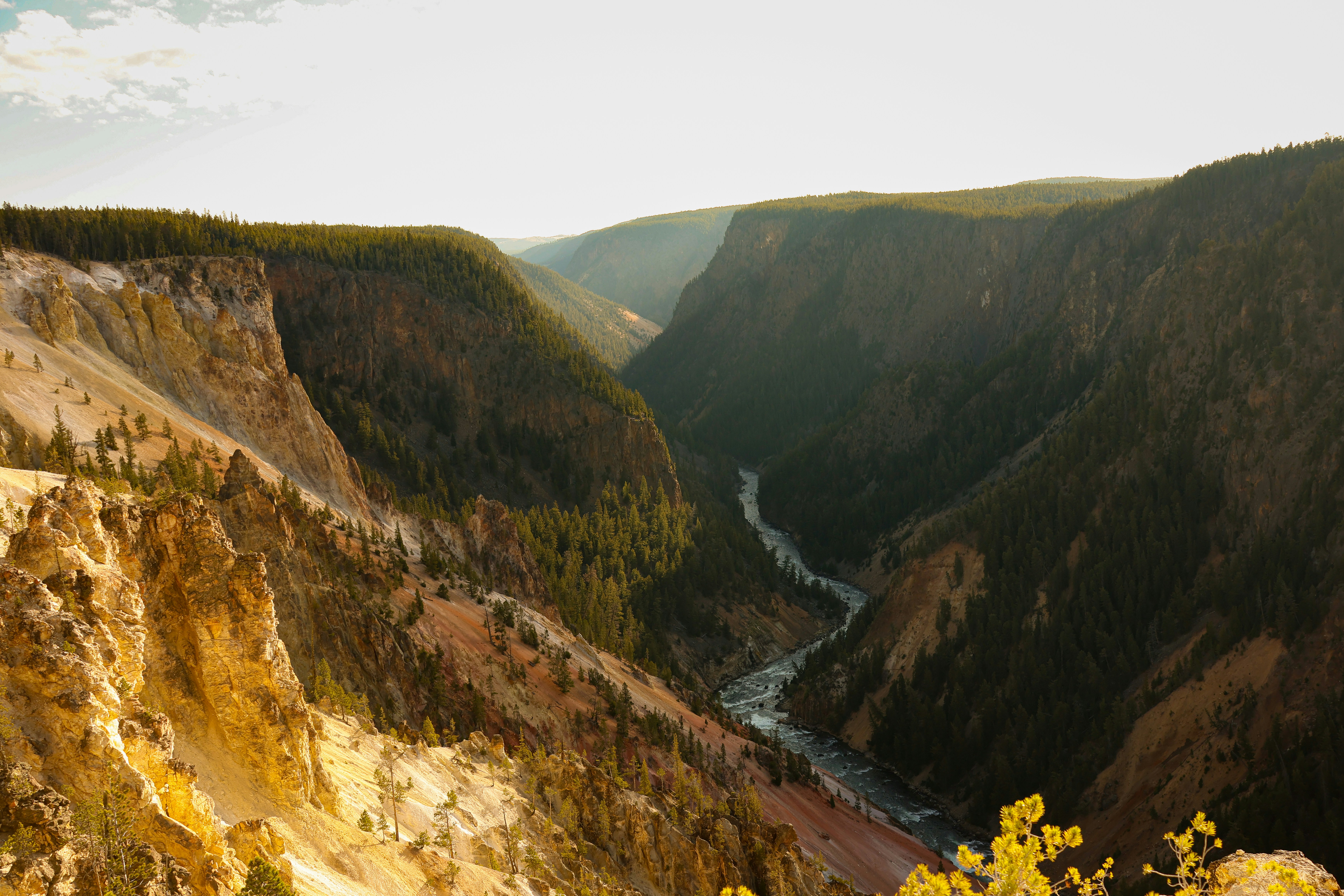 Golden Canyon Overlook: Sunrise Light on Sierra Gorge