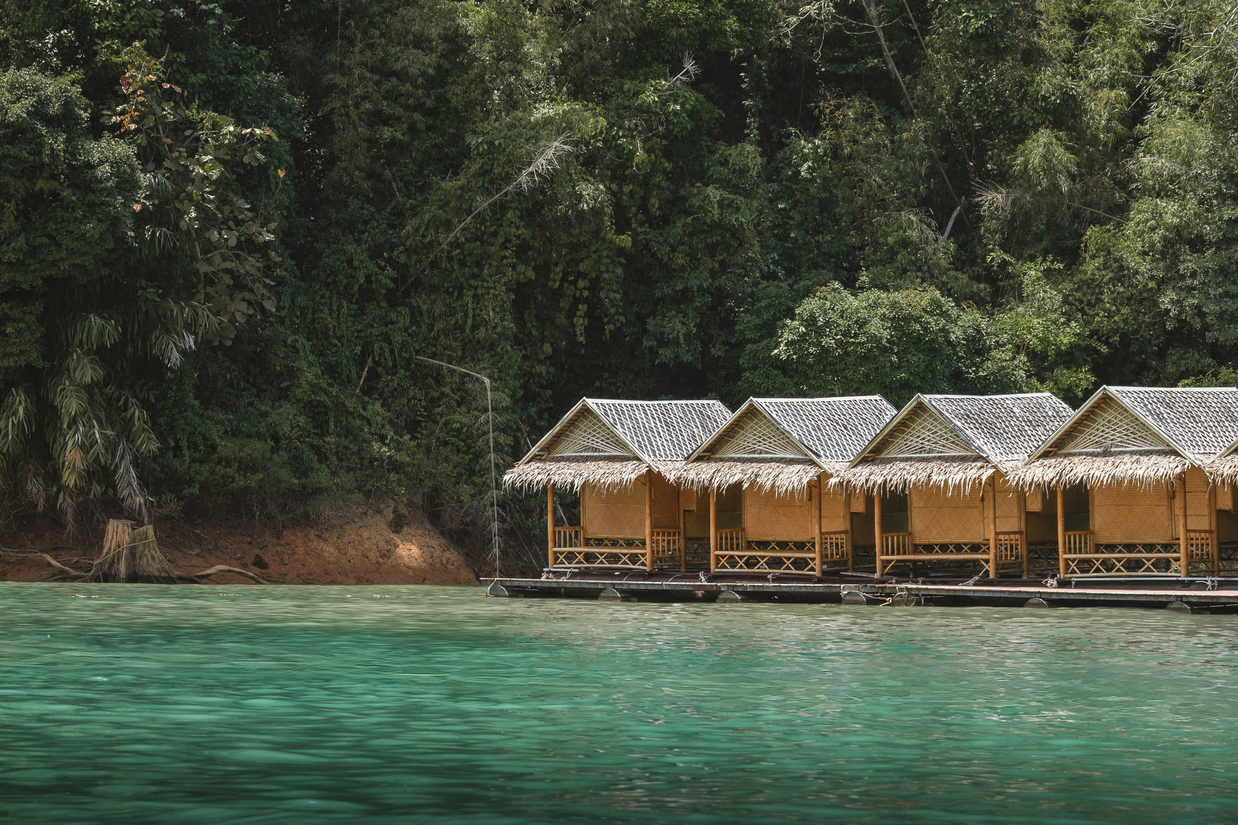 Floating Bungalows on Turquoise Waters