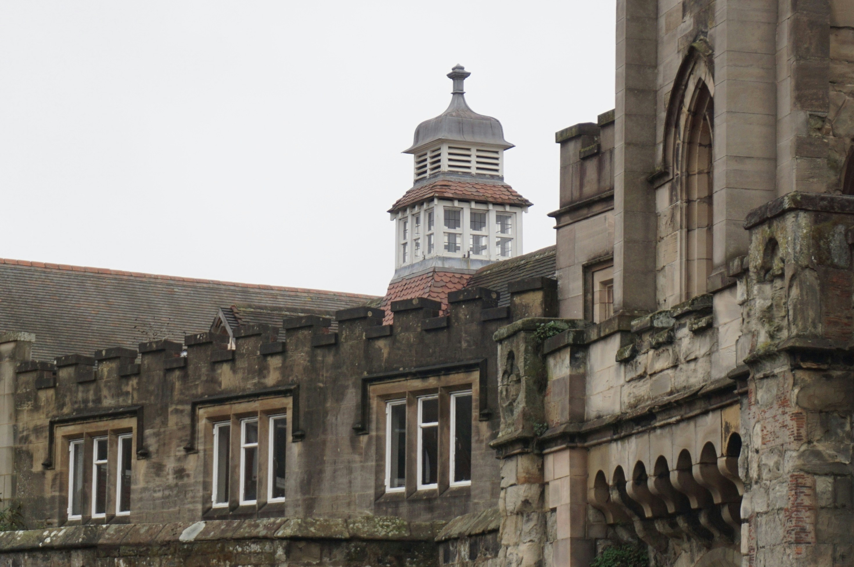 Lofty Cupola Above Weathered Stone: A Corner of Time