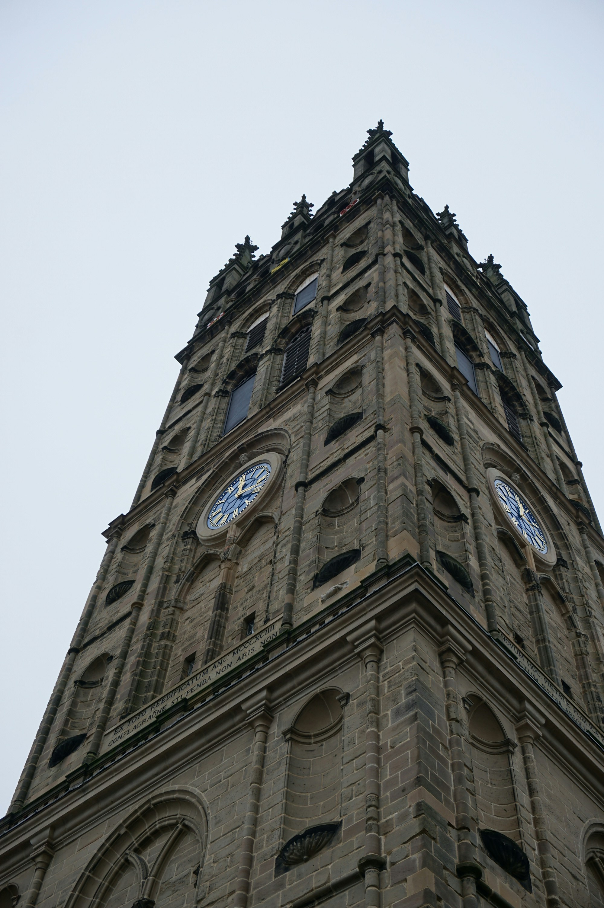Gothic Clocktower Reaching Toward the Sky