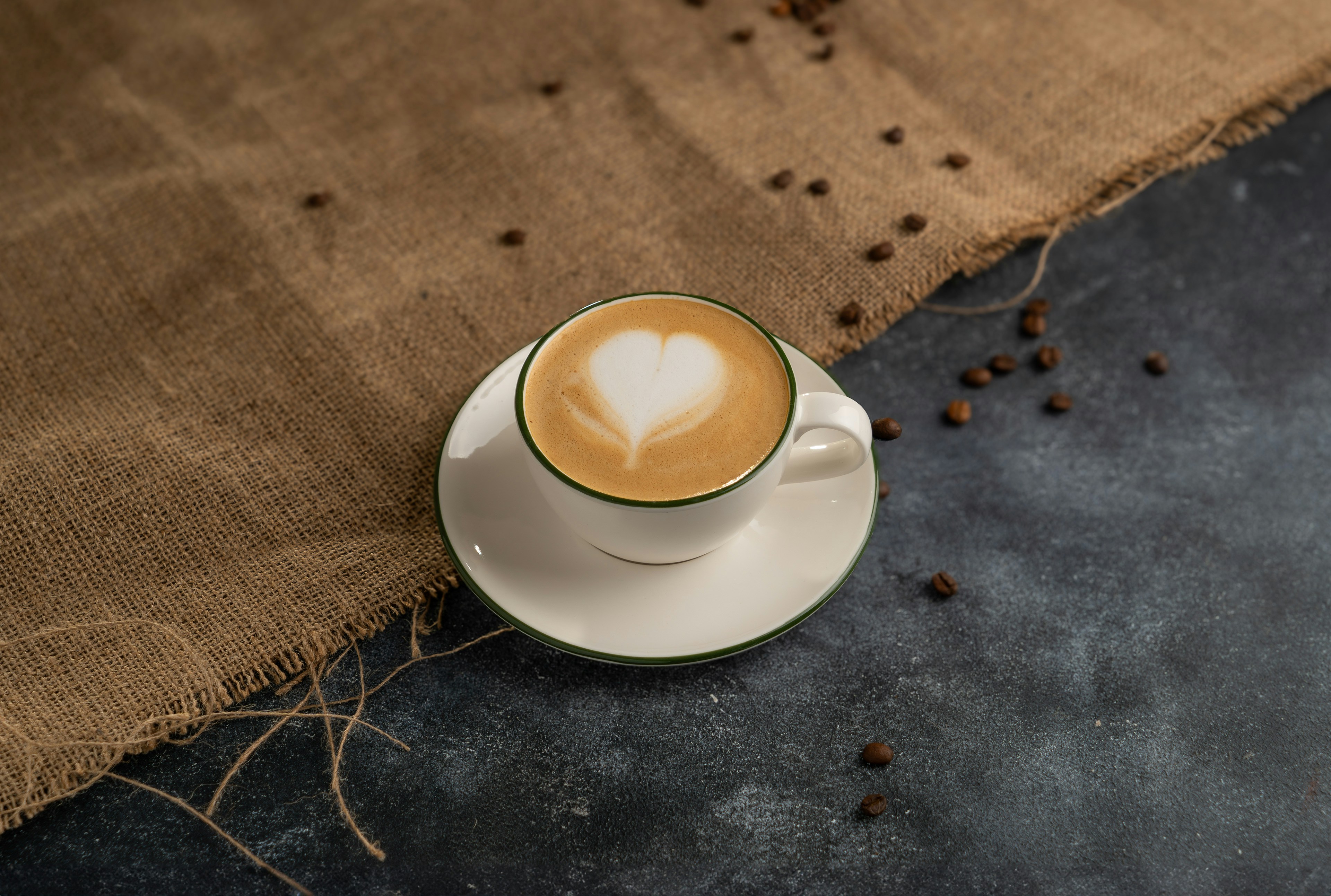Heart on a Cup: A Quiet Coffee Scene