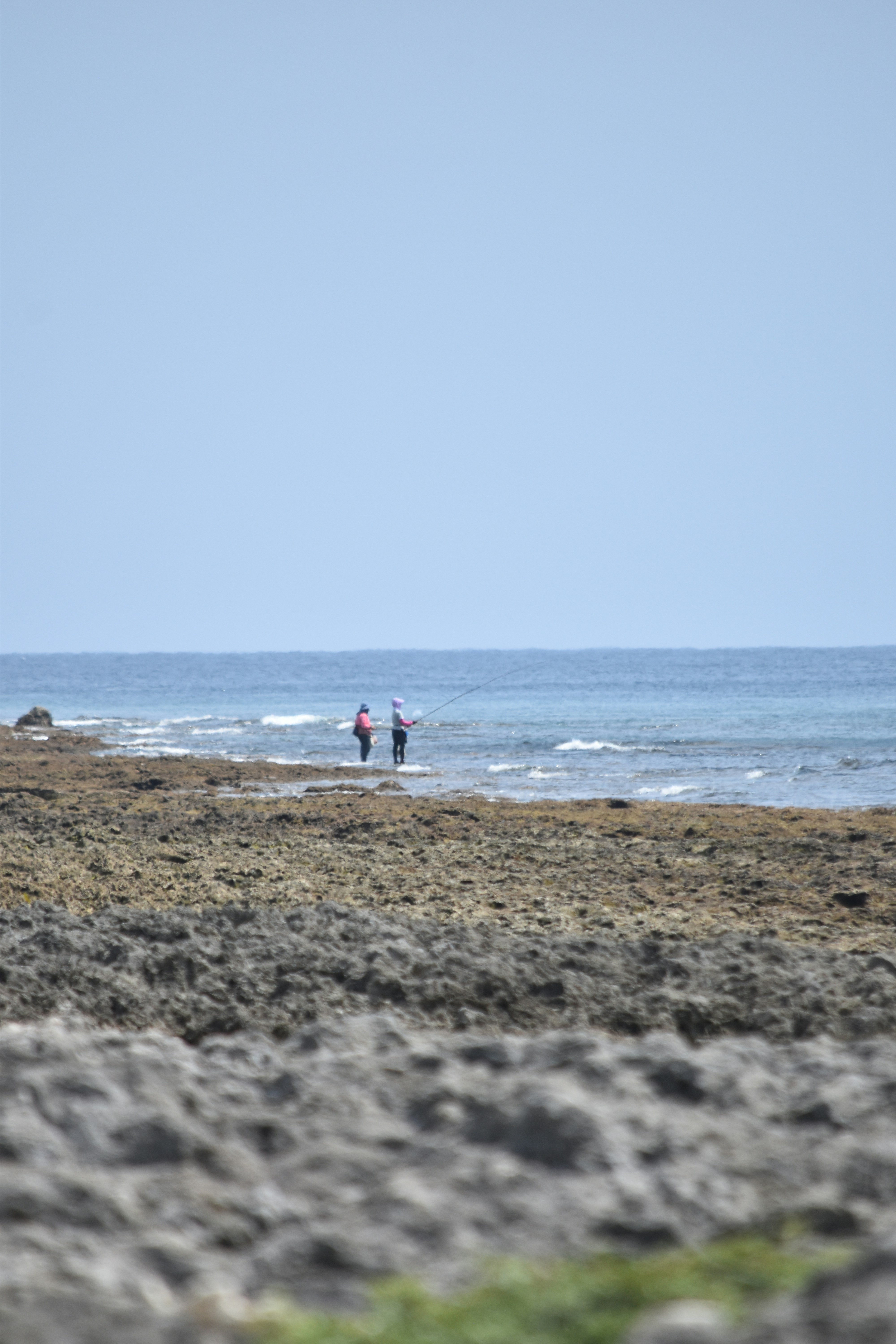 Fishermen at the Shallows: quiet shoreline silhouettes