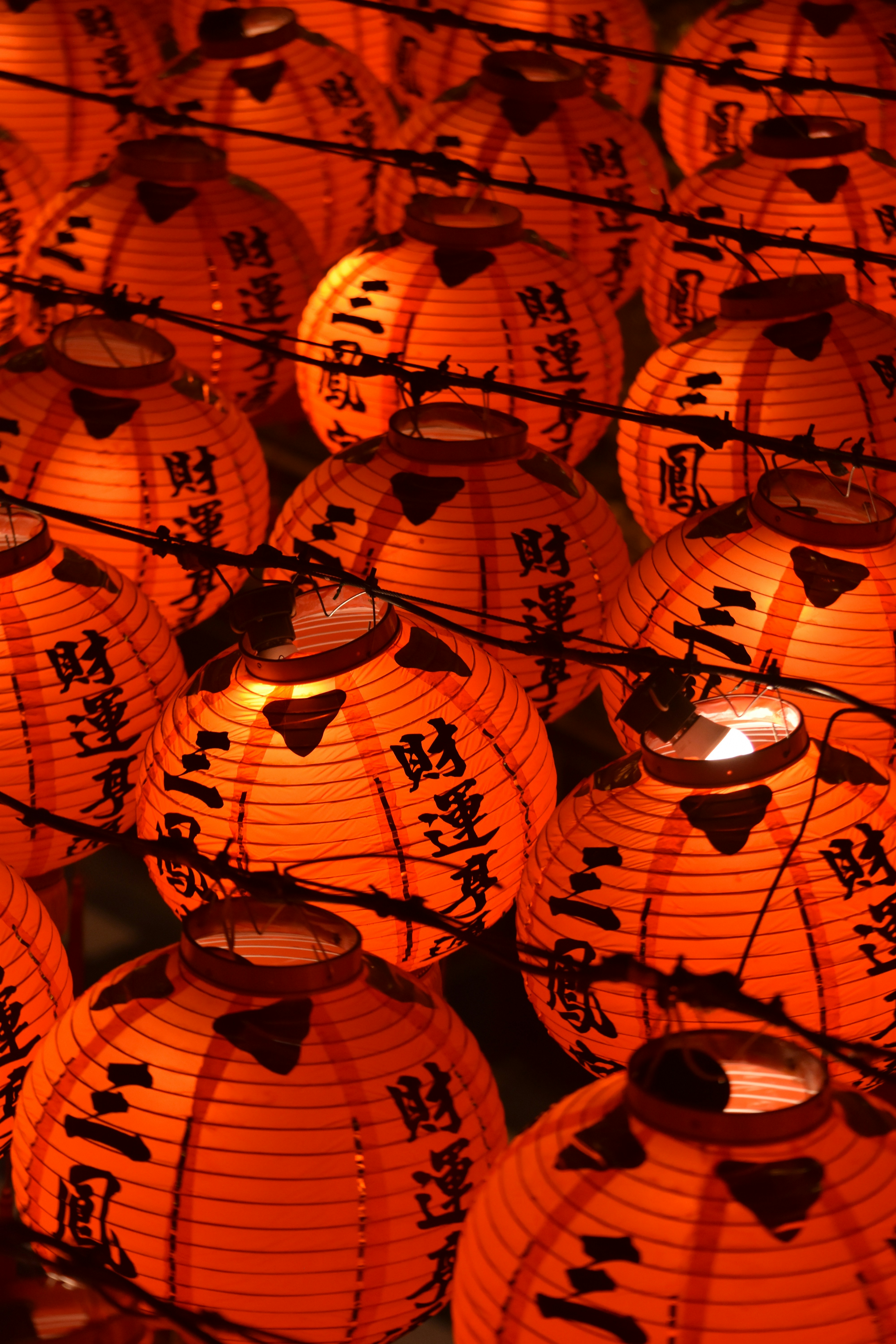 Lanterns in a Sea of Red