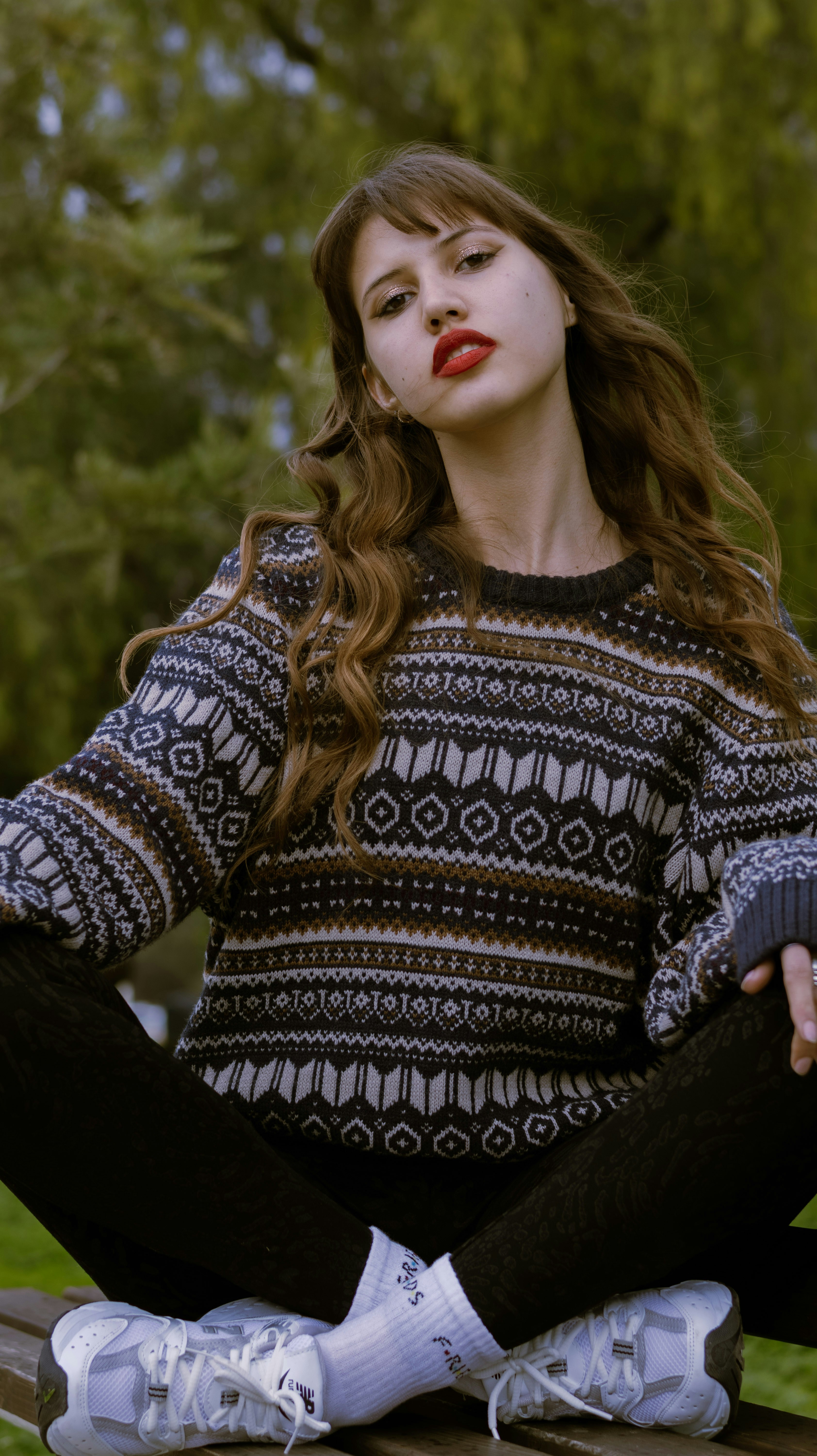 Emerging Portrait: Velvet Knit and Forest Light