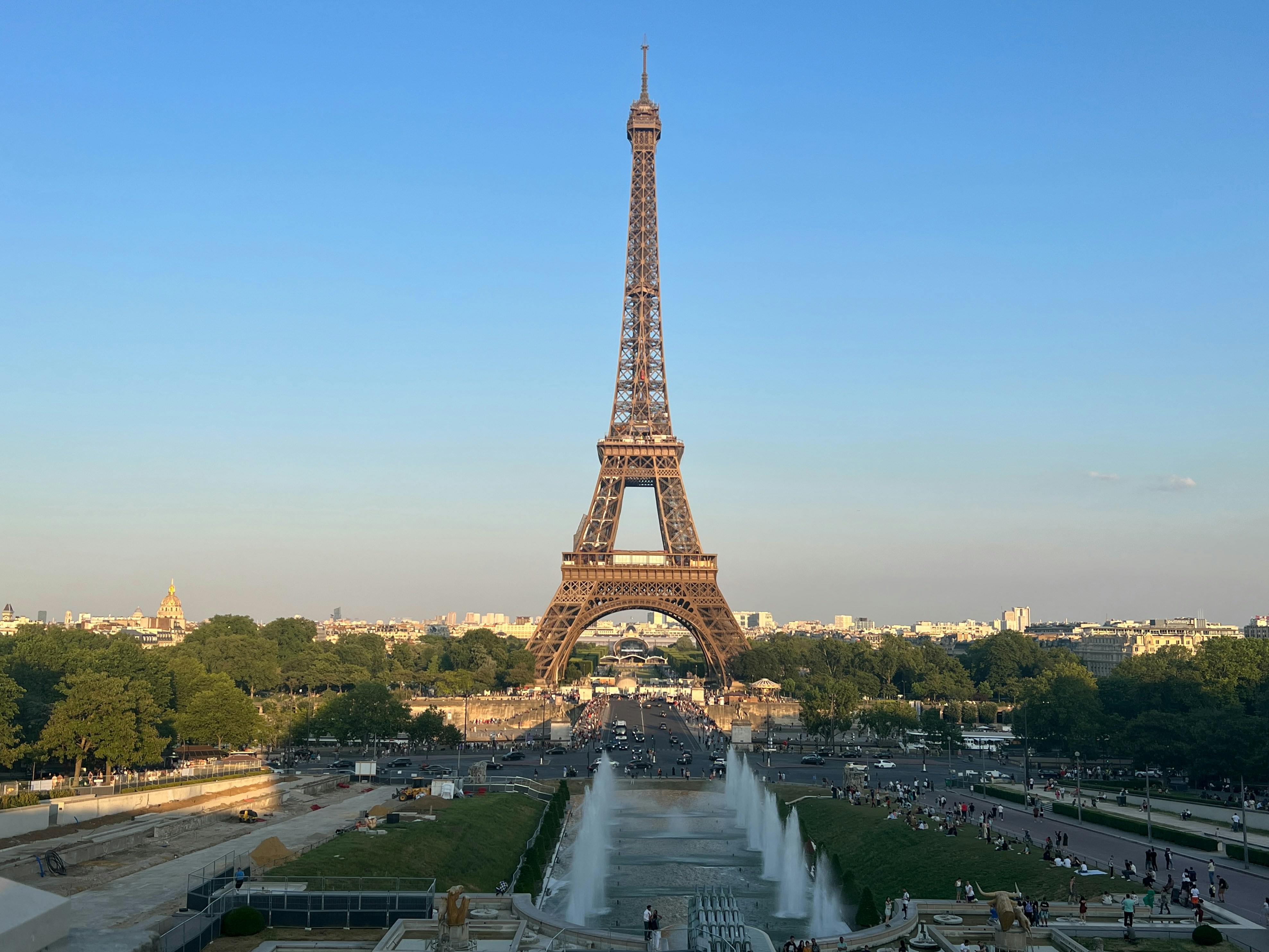 Eiffel Summit: A Wide Afternoon Over Paris