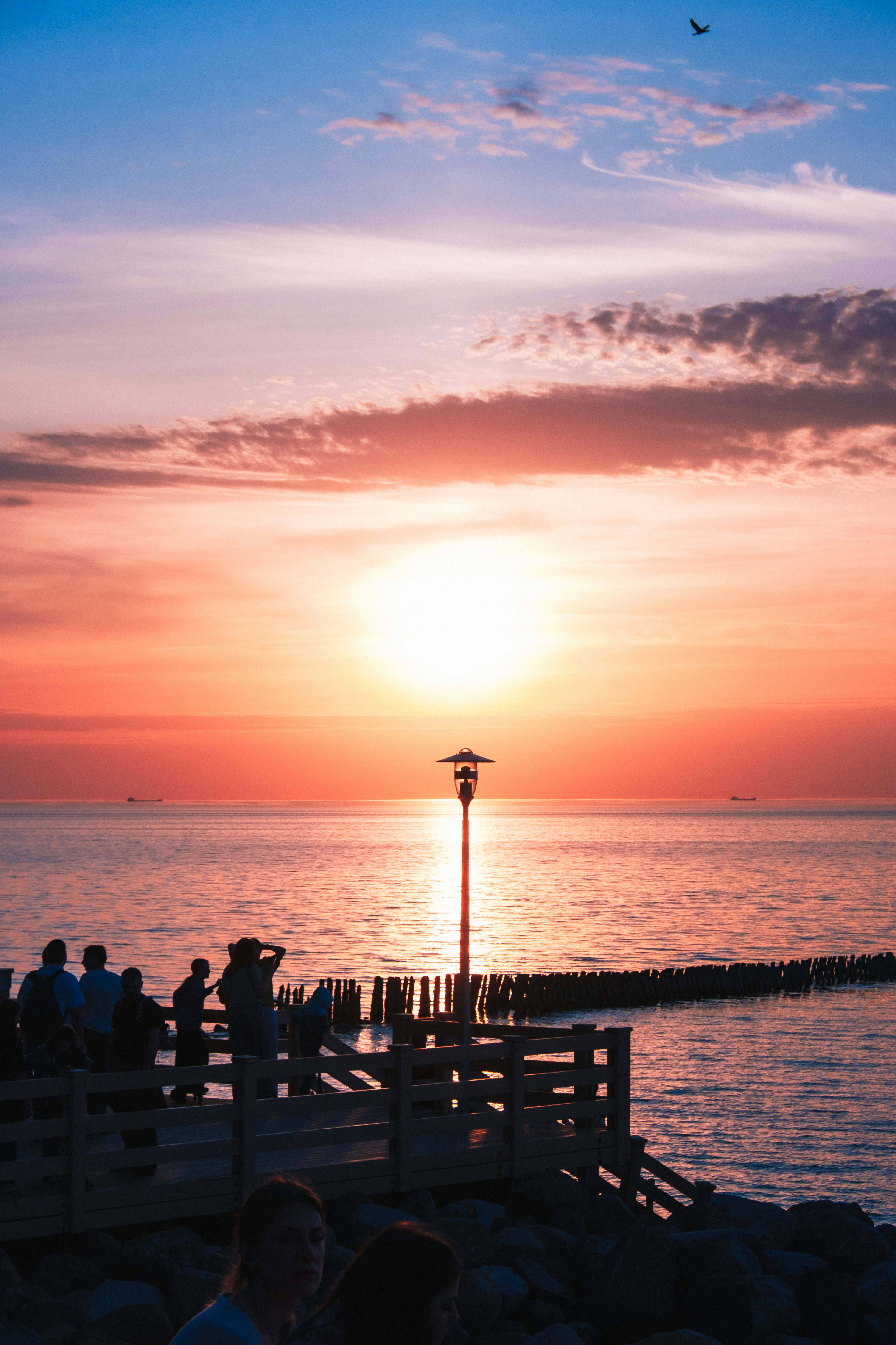 Sunset Rendezvous at the Pier