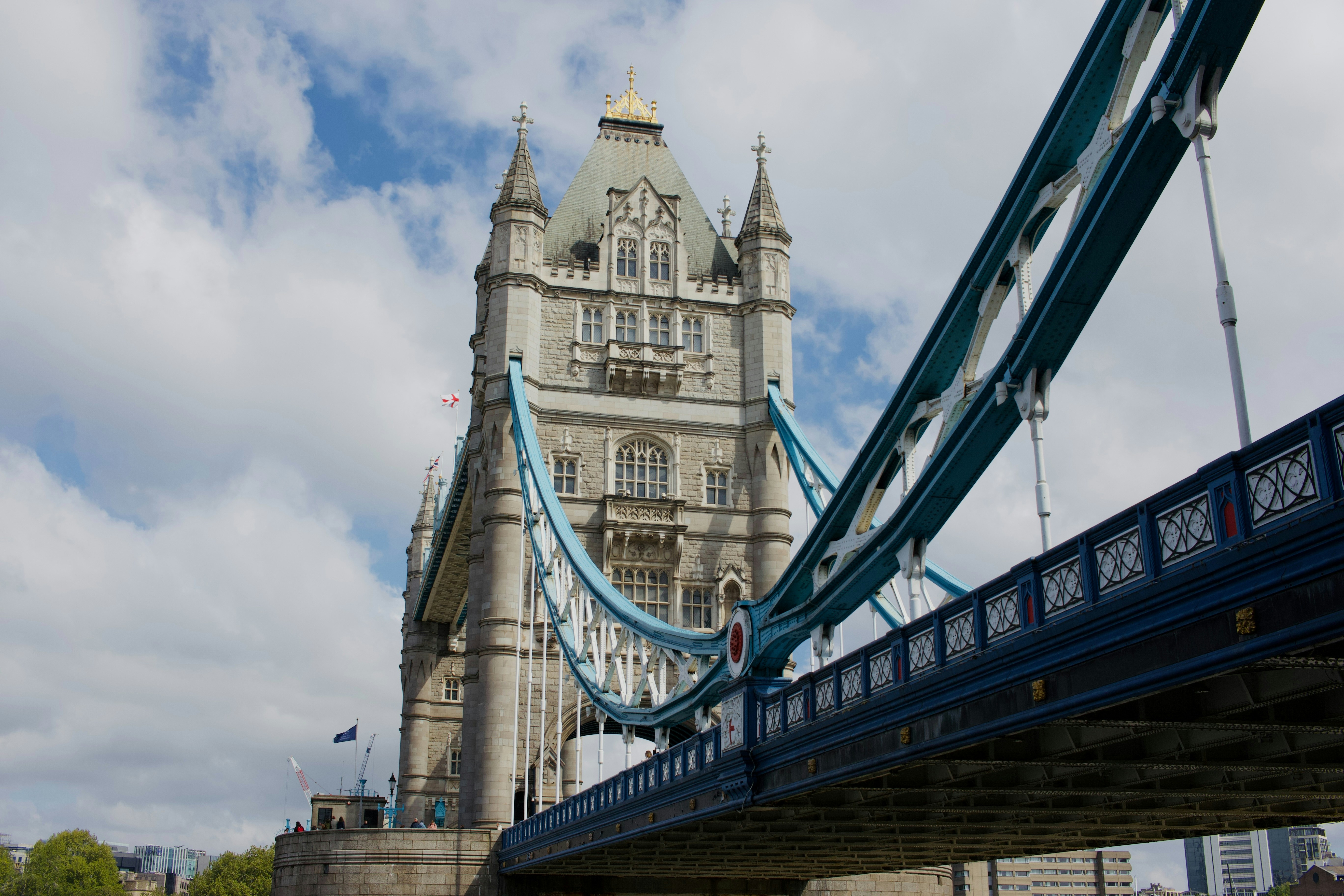 Tower Bridge in Focus: The Blue Swing of London