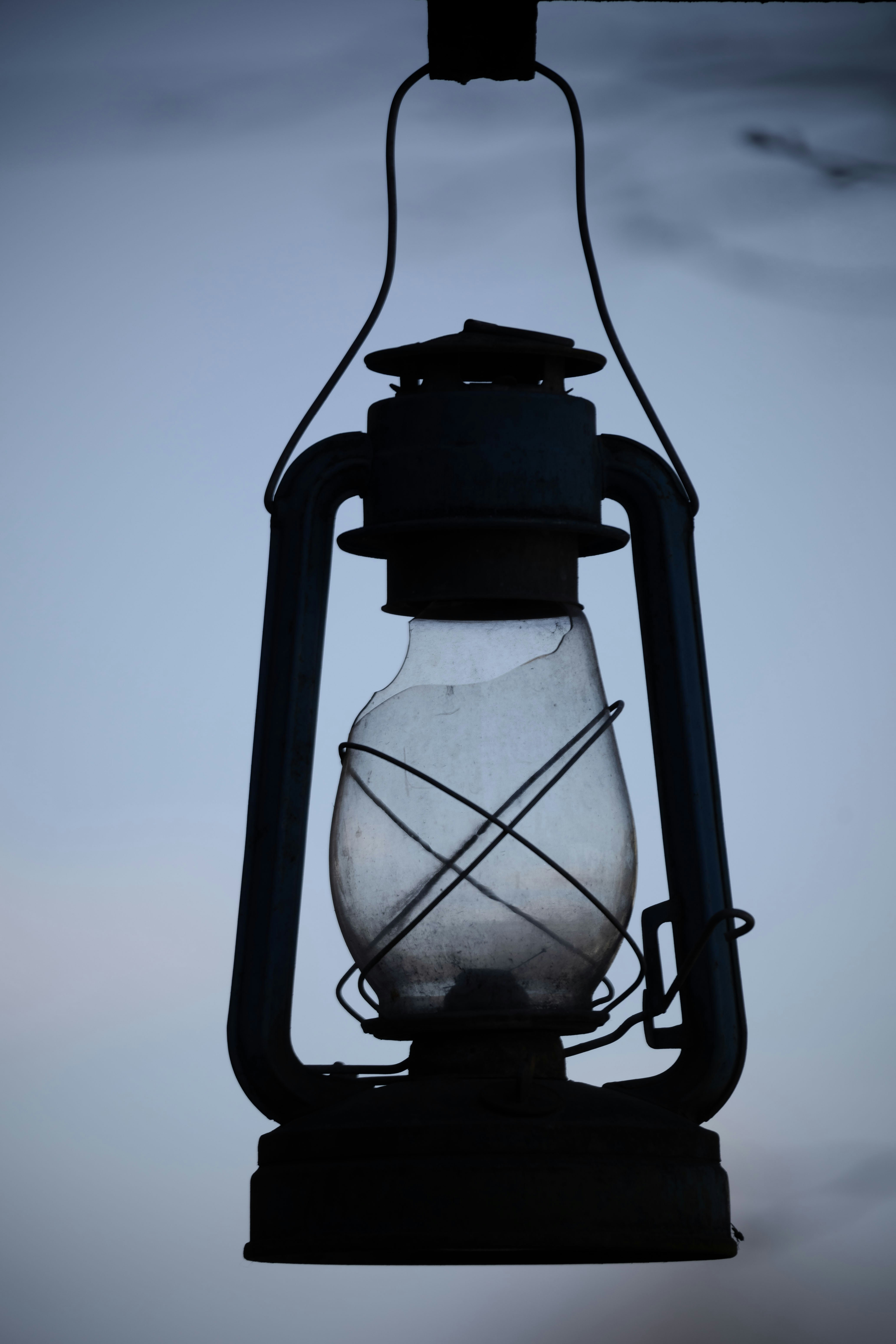 Hanging Lantern in Low Light