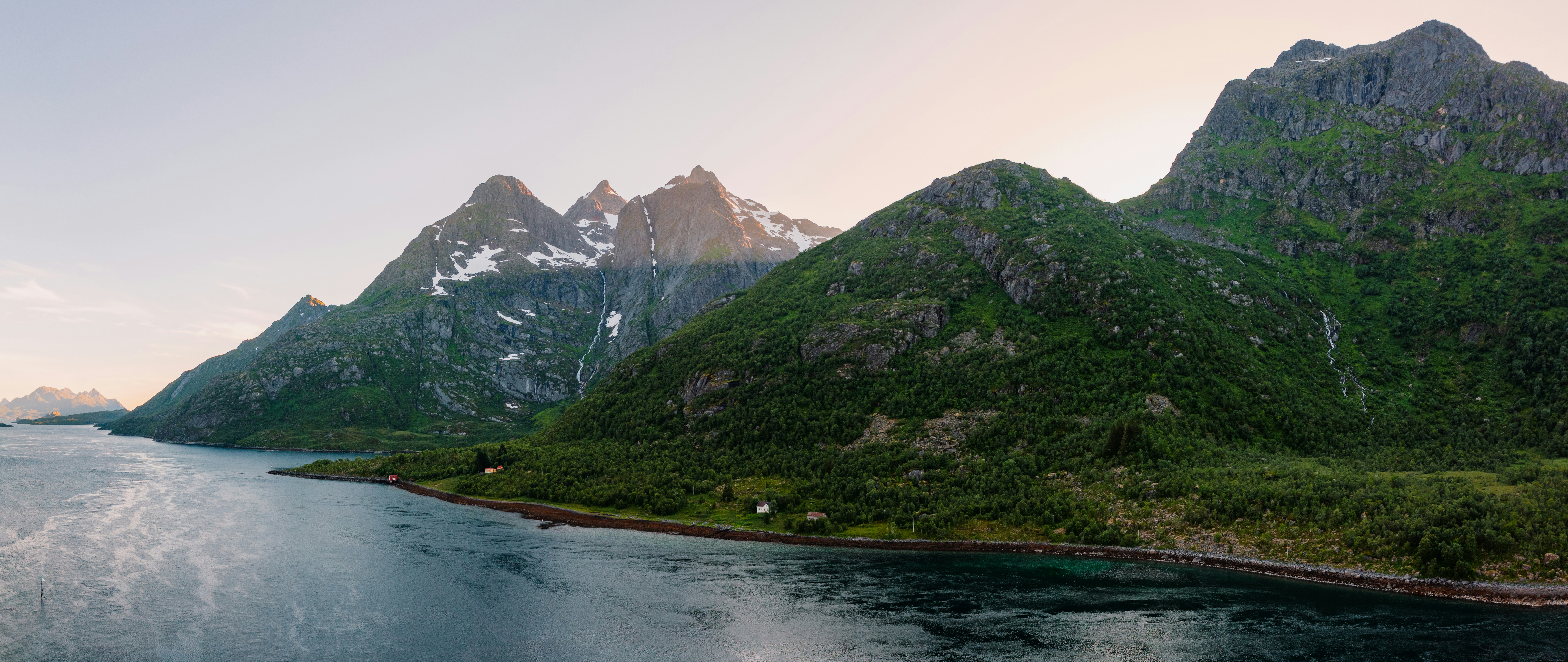 Glacial Peaks at the Fjord’s Edge