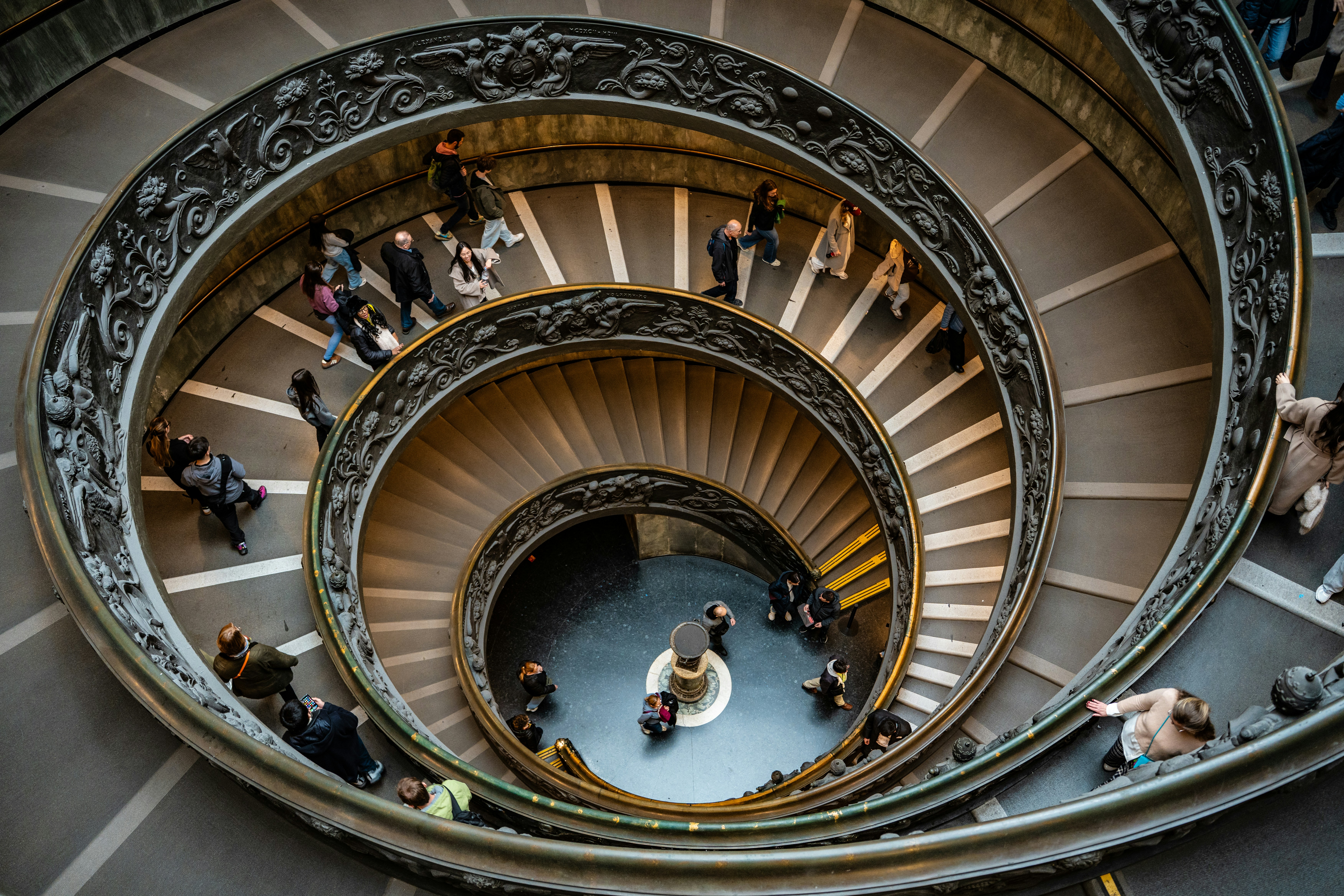 Spiral Atrium: A Visitor’s Descent Through Time and Stone