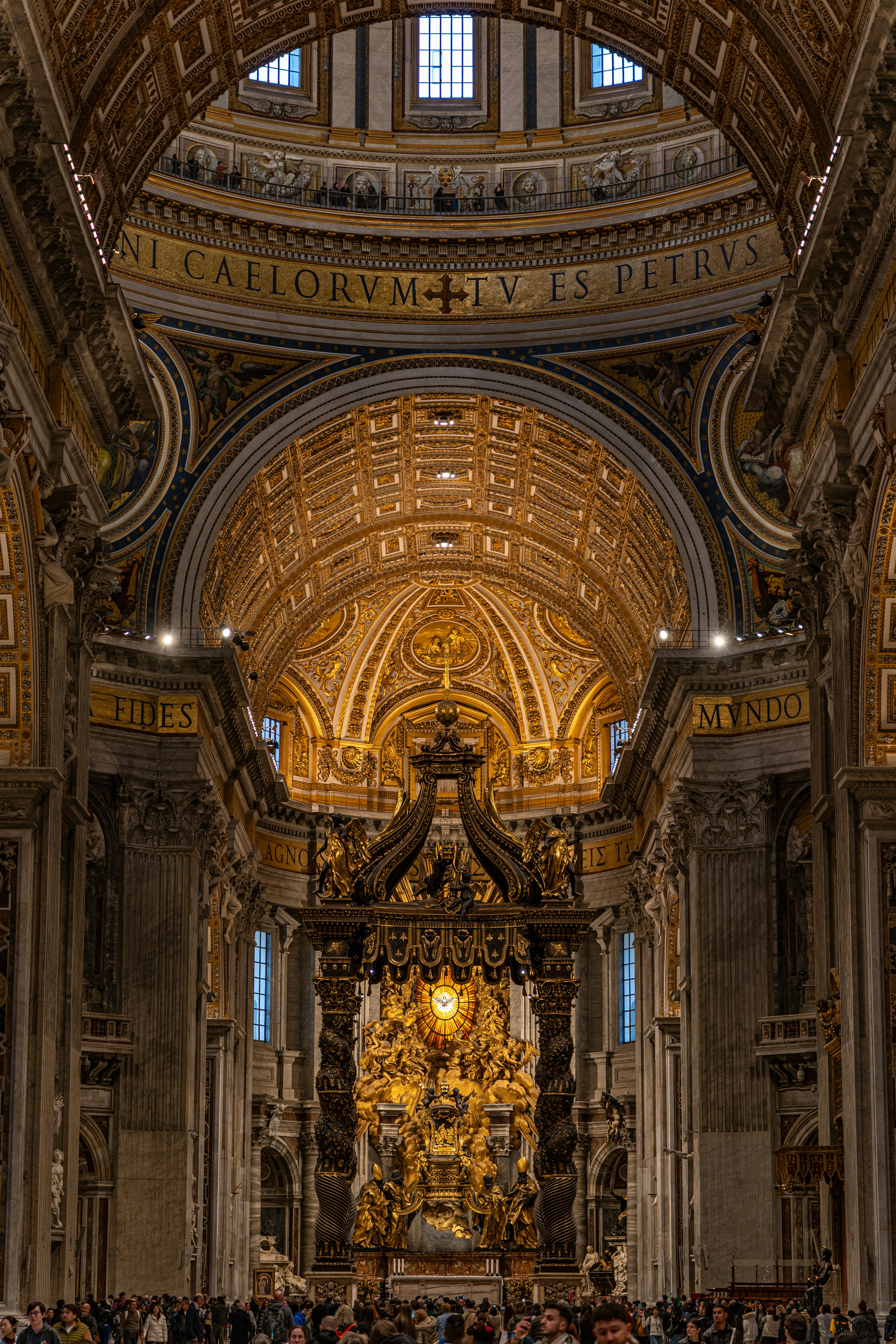 Gilded Vaults: Cathedral Nave and Baroque Altarpiece